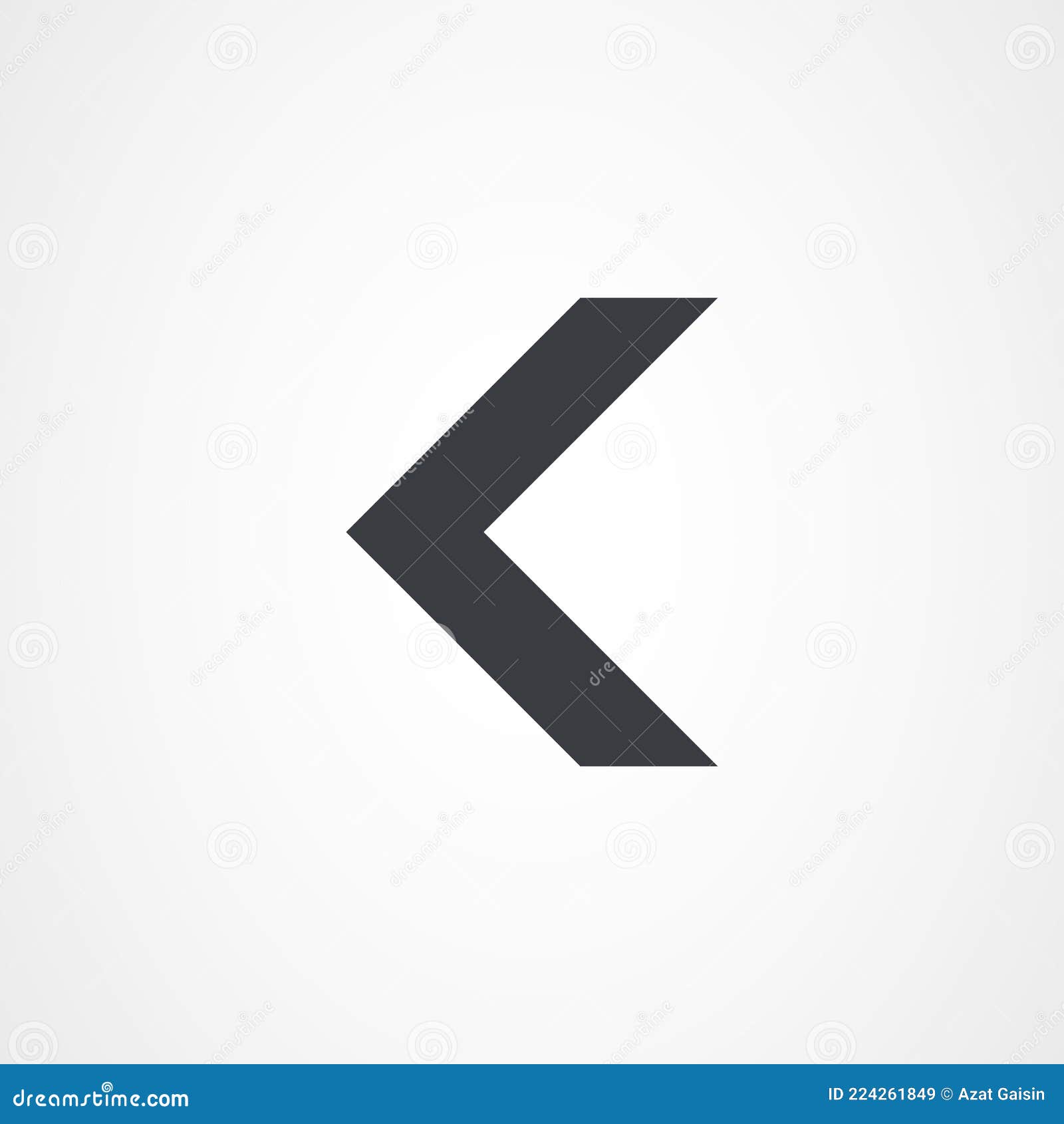 Arrow Pointing Left, Arrow Icon Stock Illustration - Illustration of ...