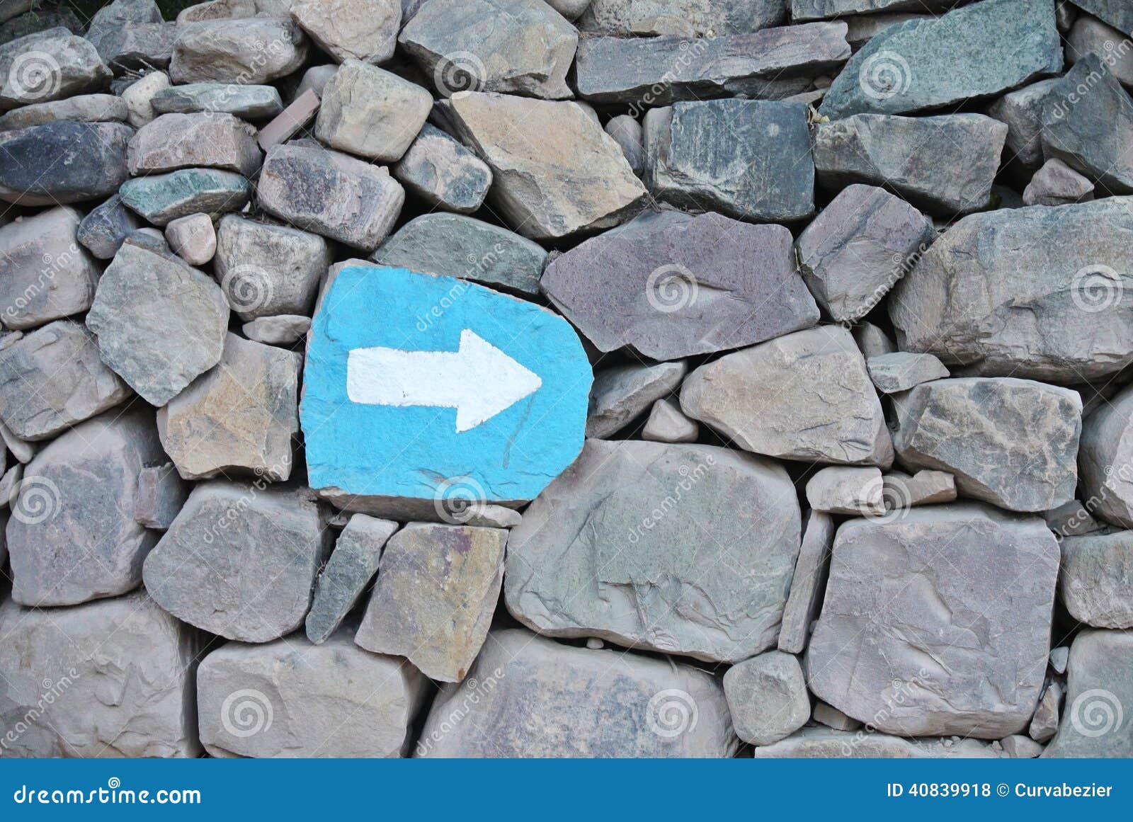 Arrow Pointing at the Right Direction Stock Photo - Image of sign ...
