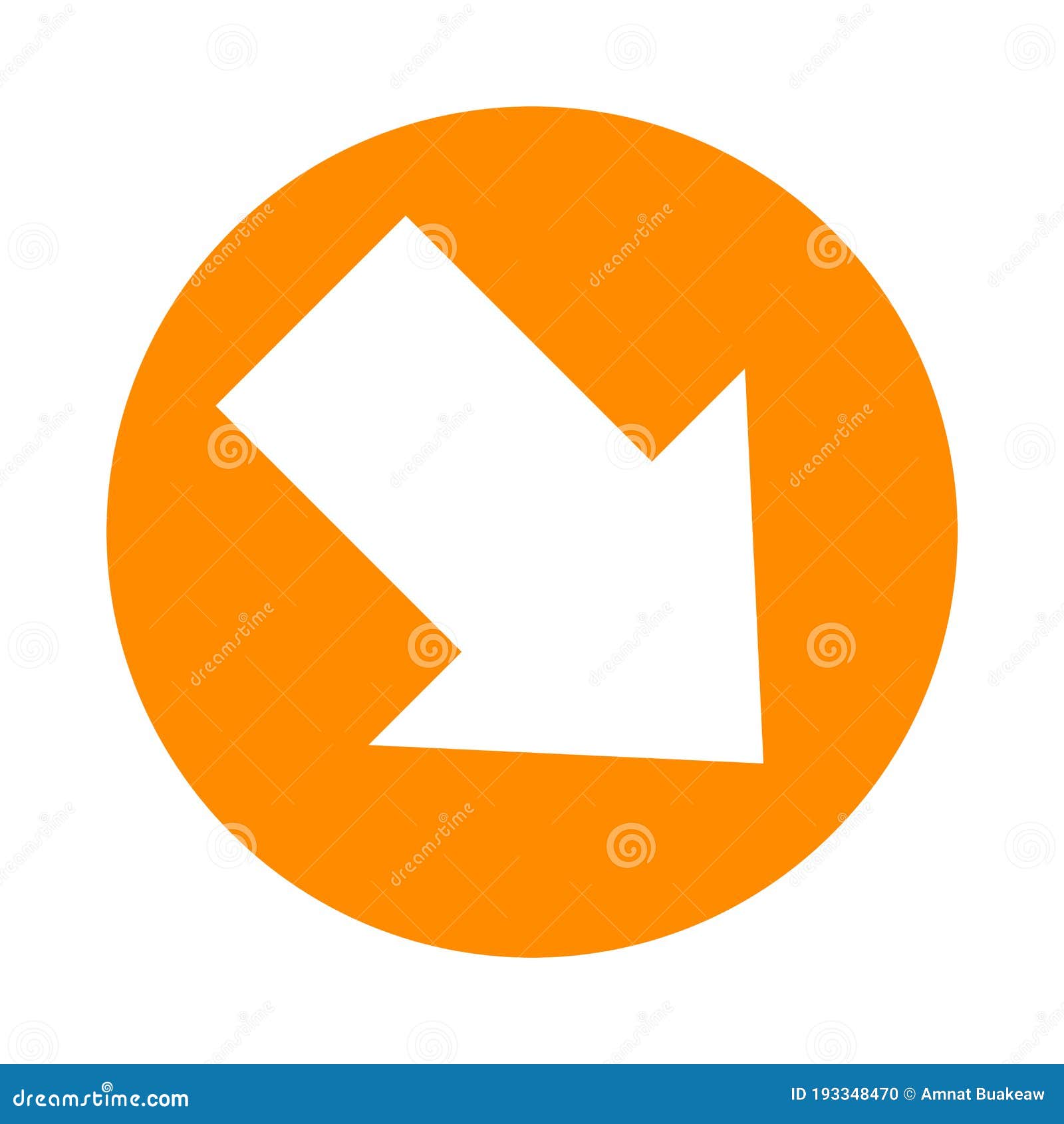 Orange Down Arrows