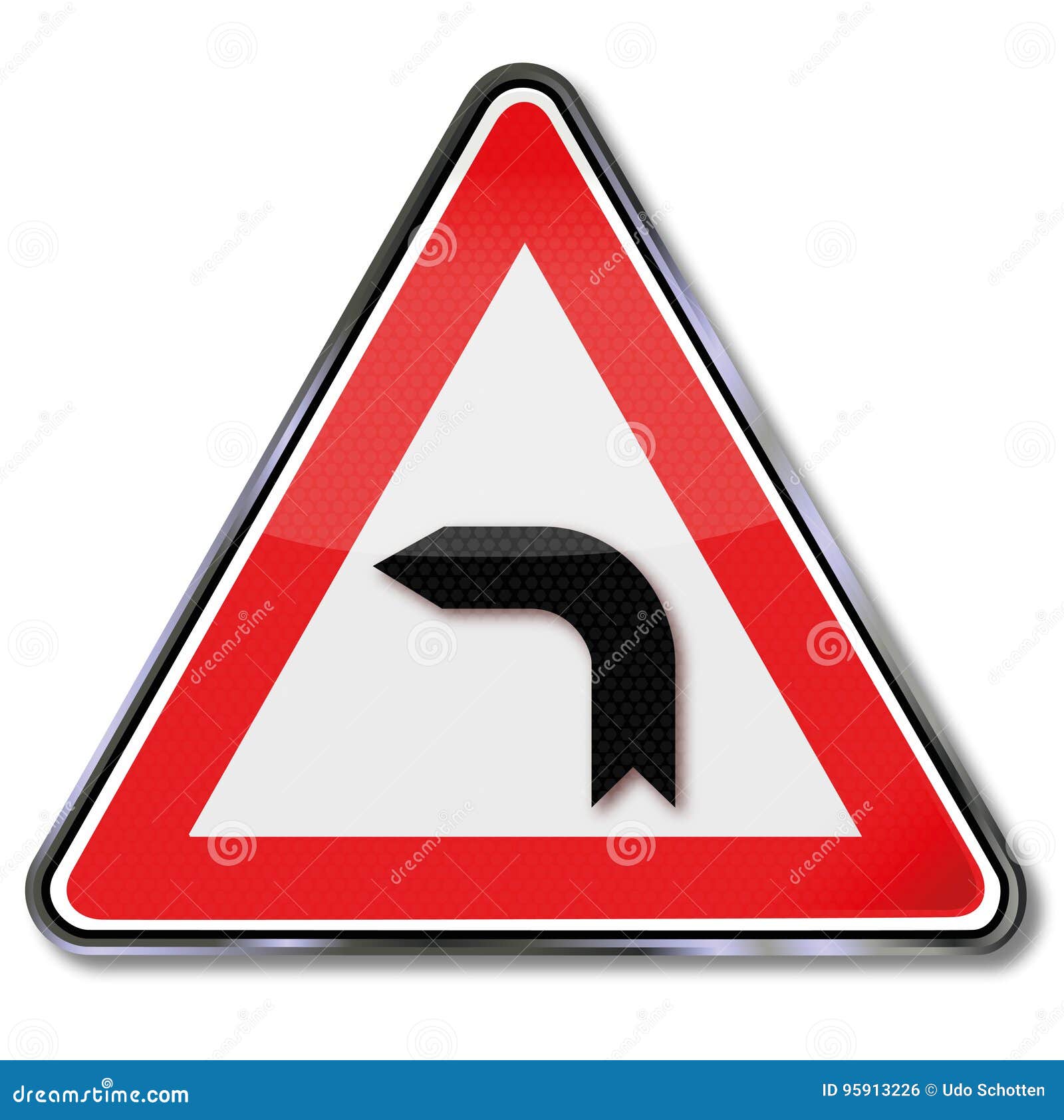 Arrow pointing to the left stock vector. Illustration of back - 95913226