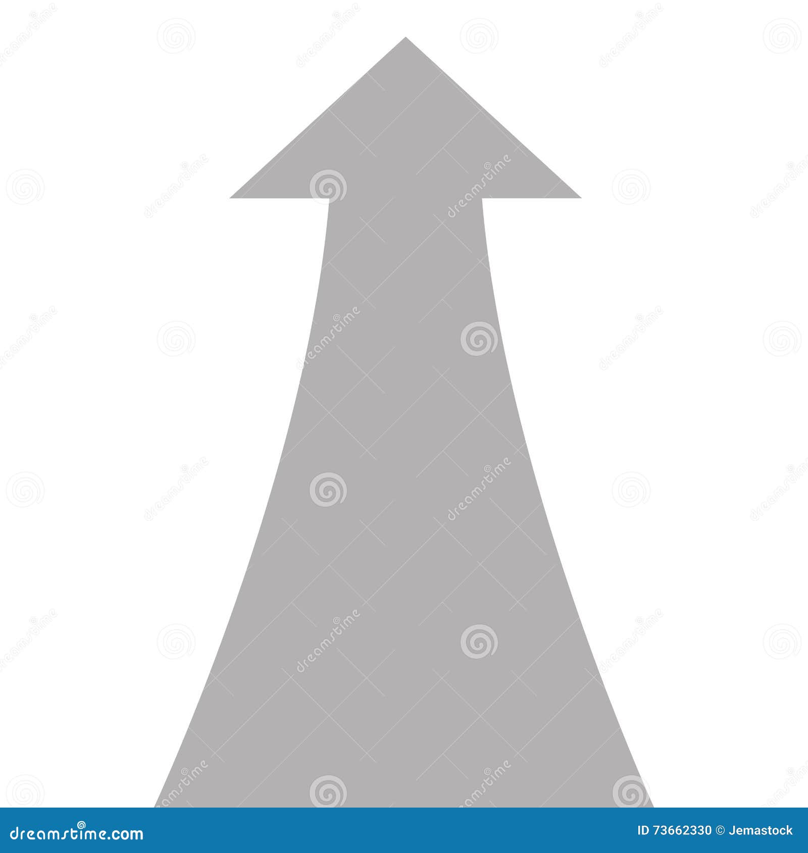 Arrow pointing up icon stock illustration. Illustration of business ...