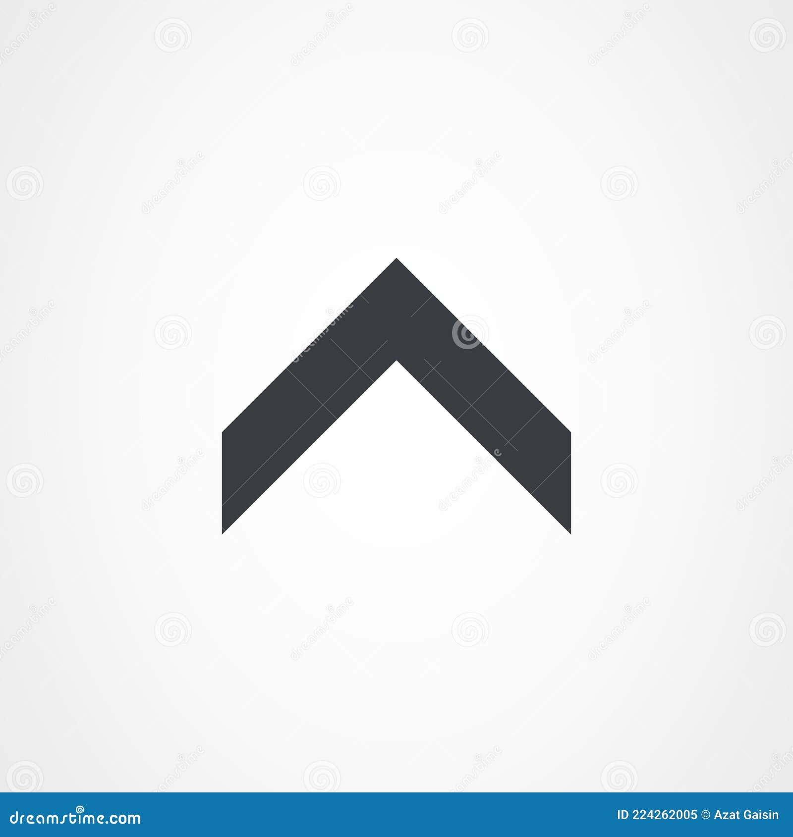 Arrow Pointing Up, Arrow Icon Stock Illustration - Illustration of sign ...