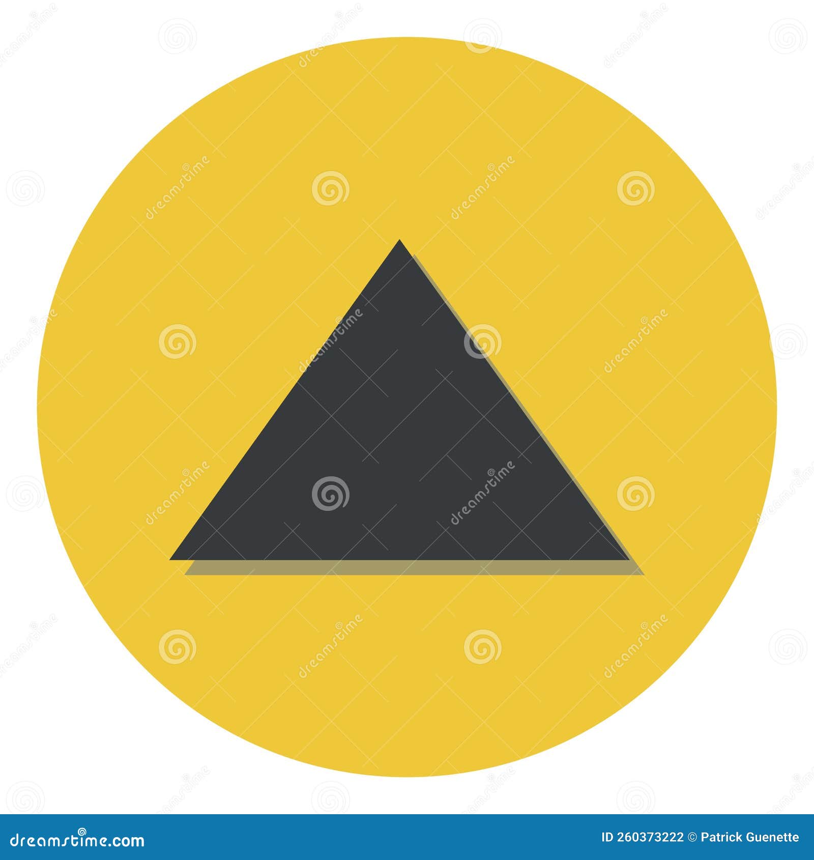 Arrow pointing up, icon stock vector. Illustration of creative - 260373222