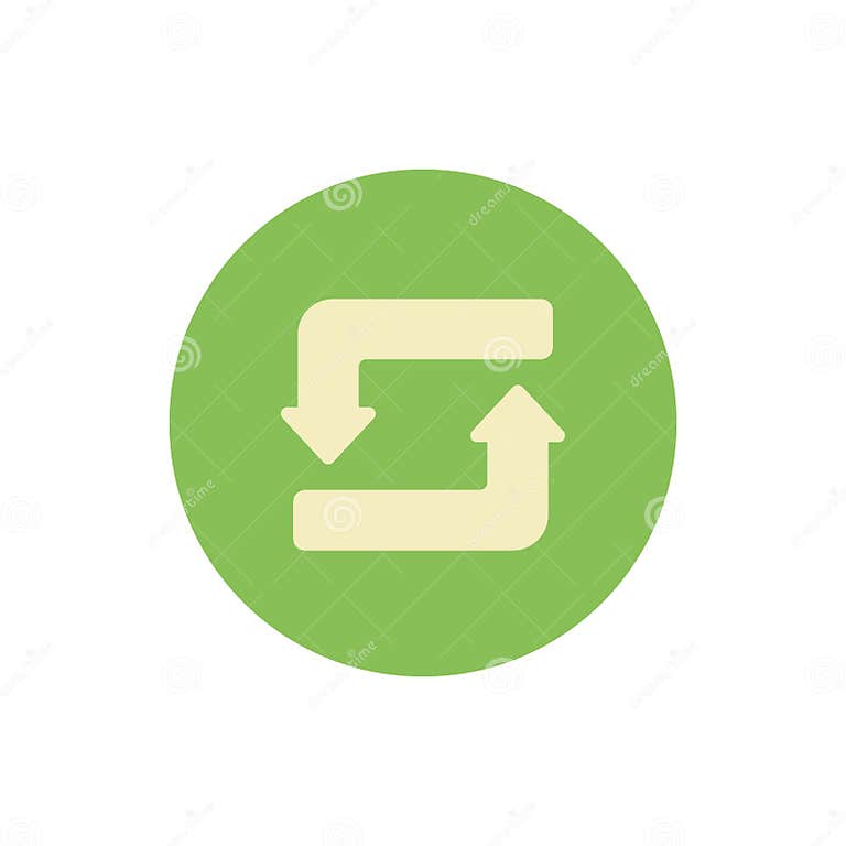 Arrow Refresh Icon. Simple Color Vector Elements of Pointer Icons for Ui and Ux, Website or ...