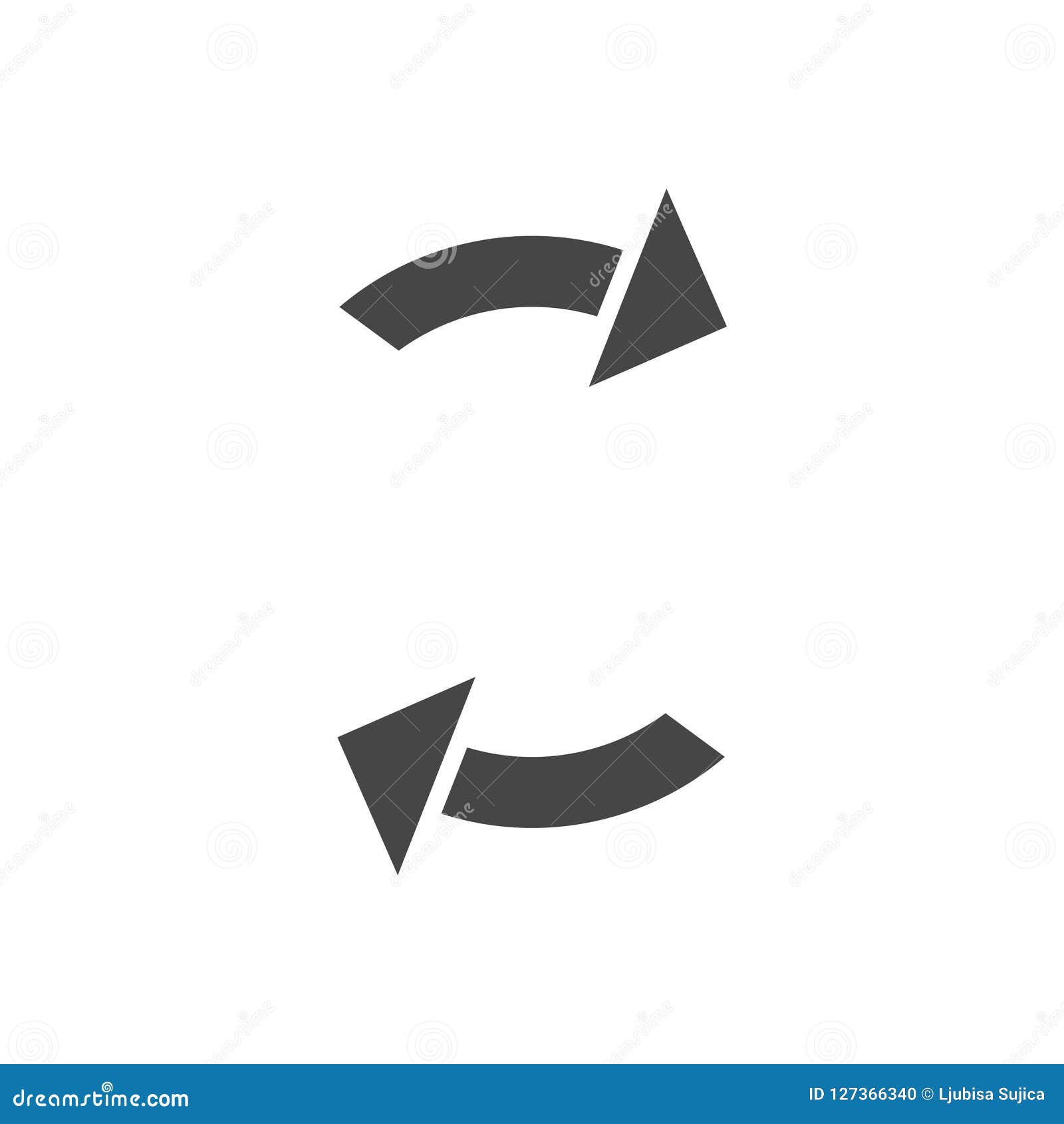 Arrow Reload Icon, Arrow Logo Stock Vector - Illustration of loop ...