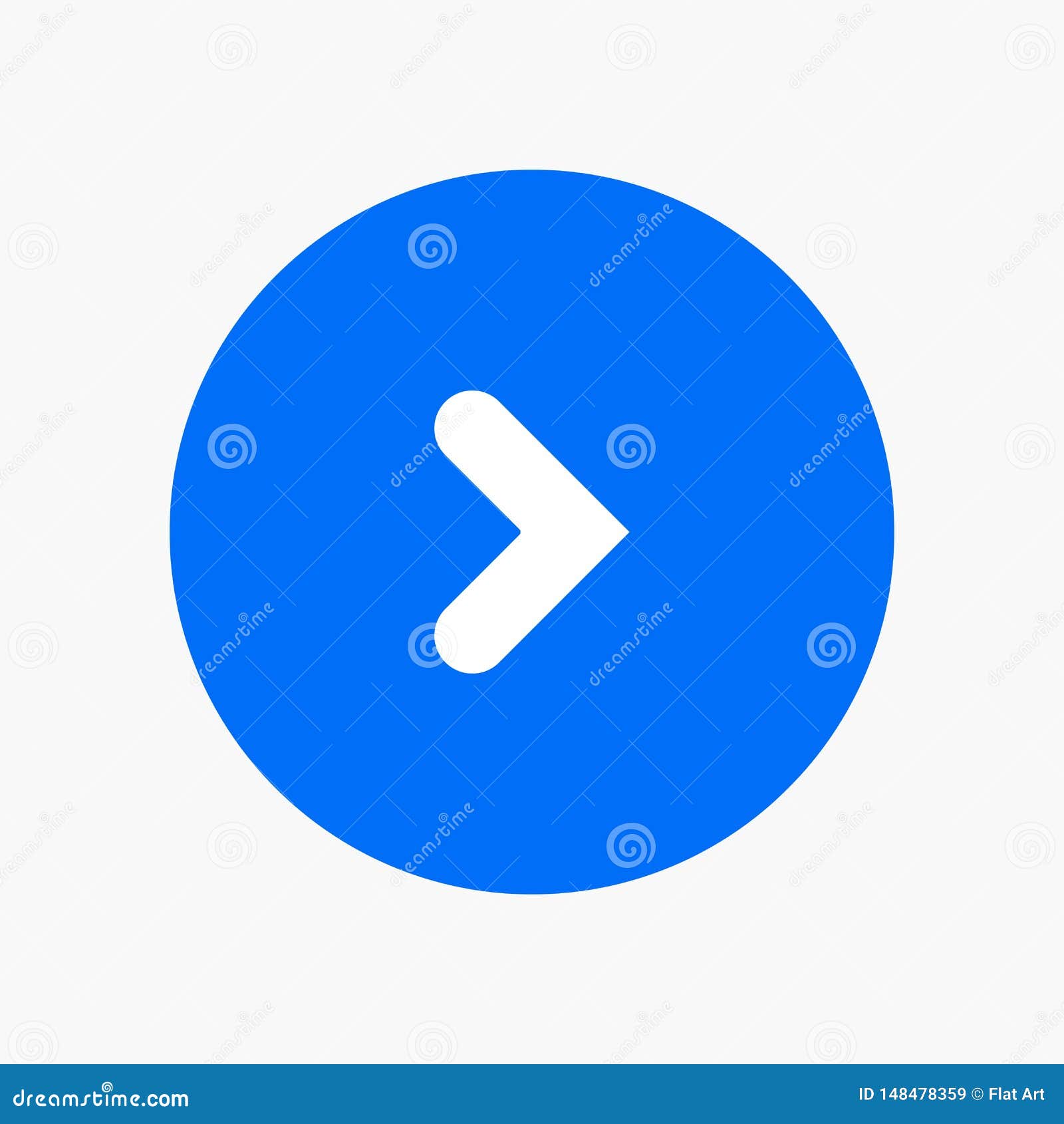 Arrow, Right, Forward, Direction Stock Vector - Illustration of circle ...