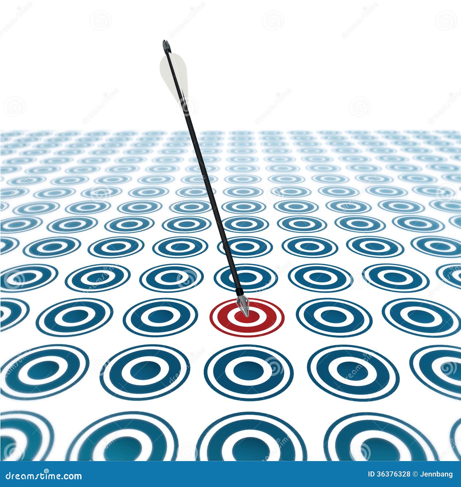 Arrow on right Target stock illustration. Illustration of accurate ...