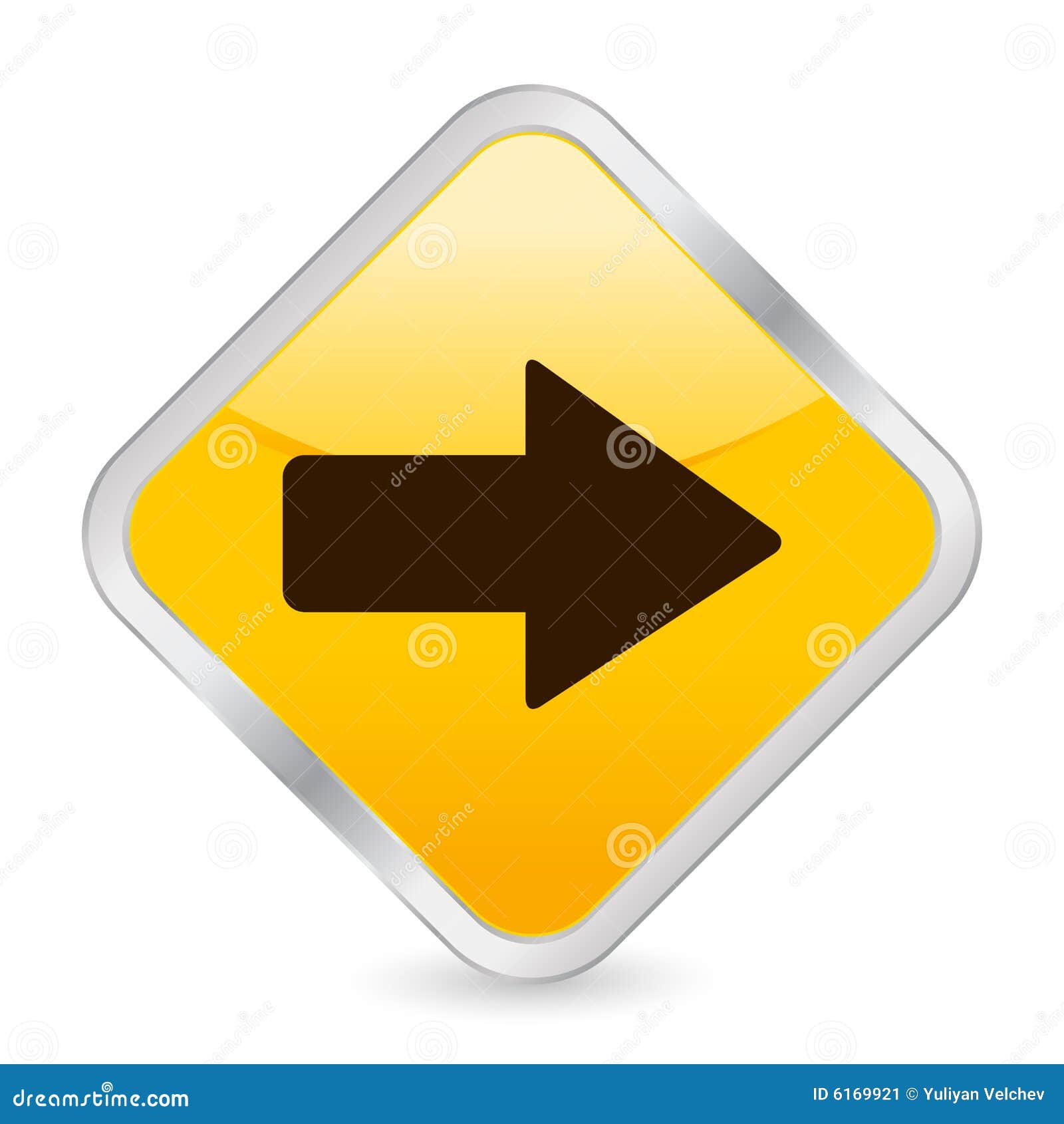 Arrow Right Yellow Square Icon Stock Illustrations – 370 Arrow Right ...