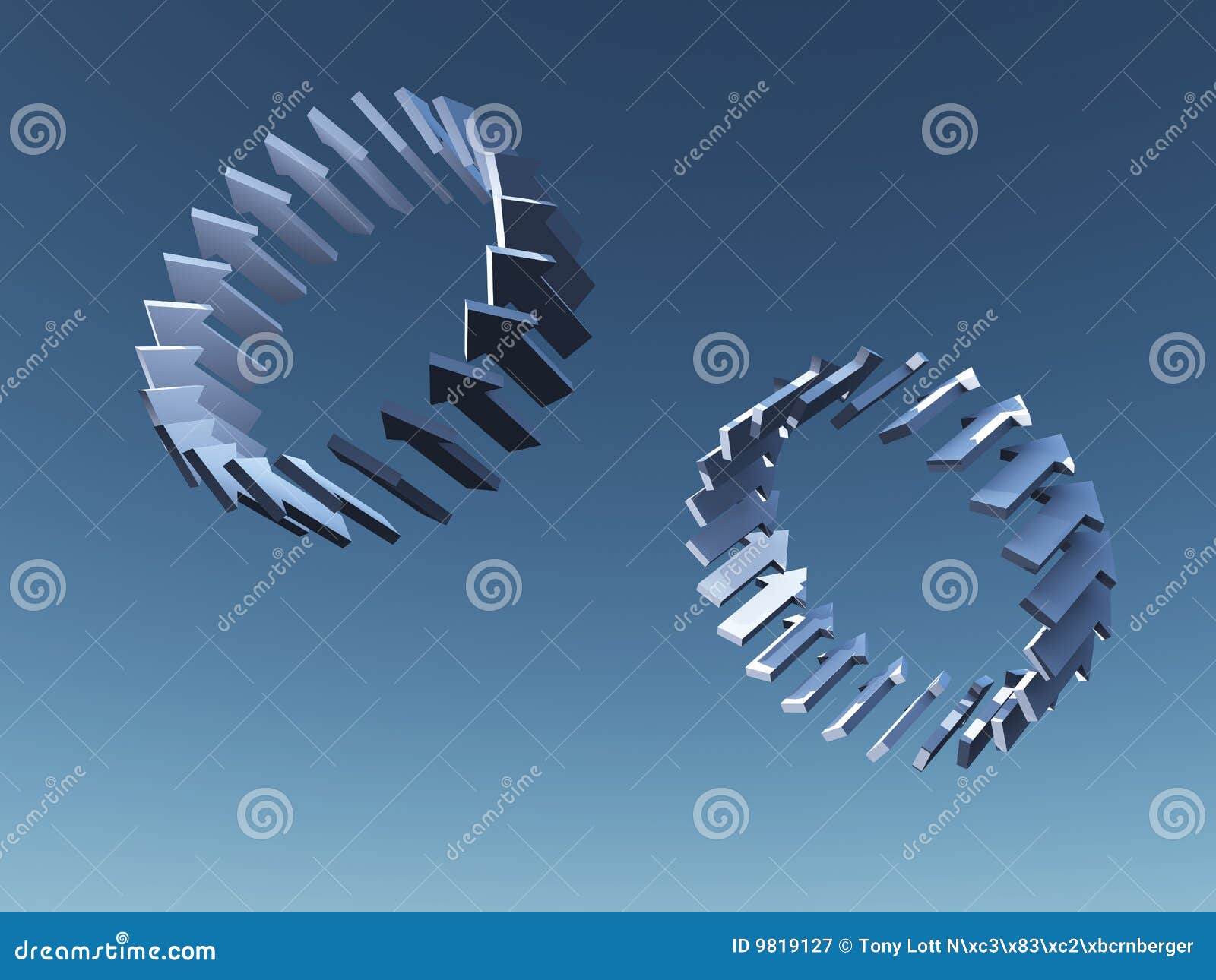 Arrow Rings stock illustration. Illustration of movement - 9819127
