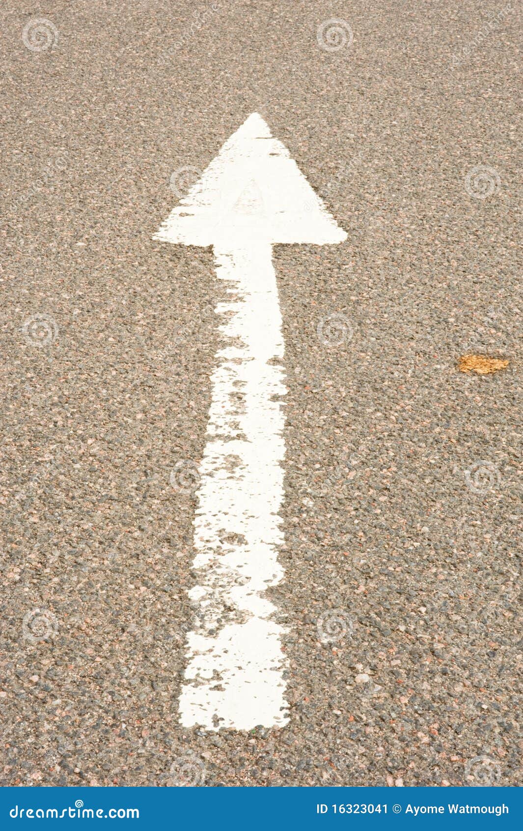 Arrow on the road. stock image. Image of lorries, arrow - 16323041