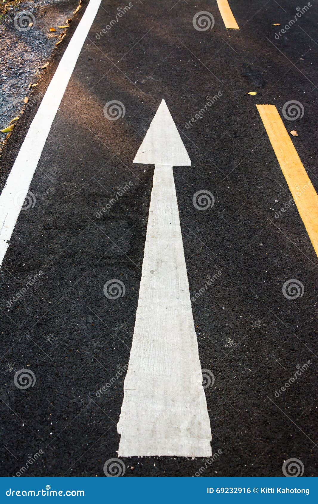 Arrow on the Road stock photo. Image of arrows, choice - 69232916