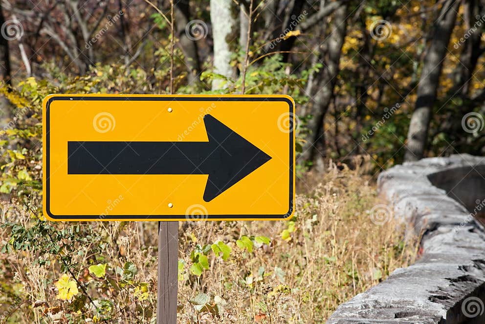 Arrow Road Sign stock photo. Image of direction, roadside - 16071670