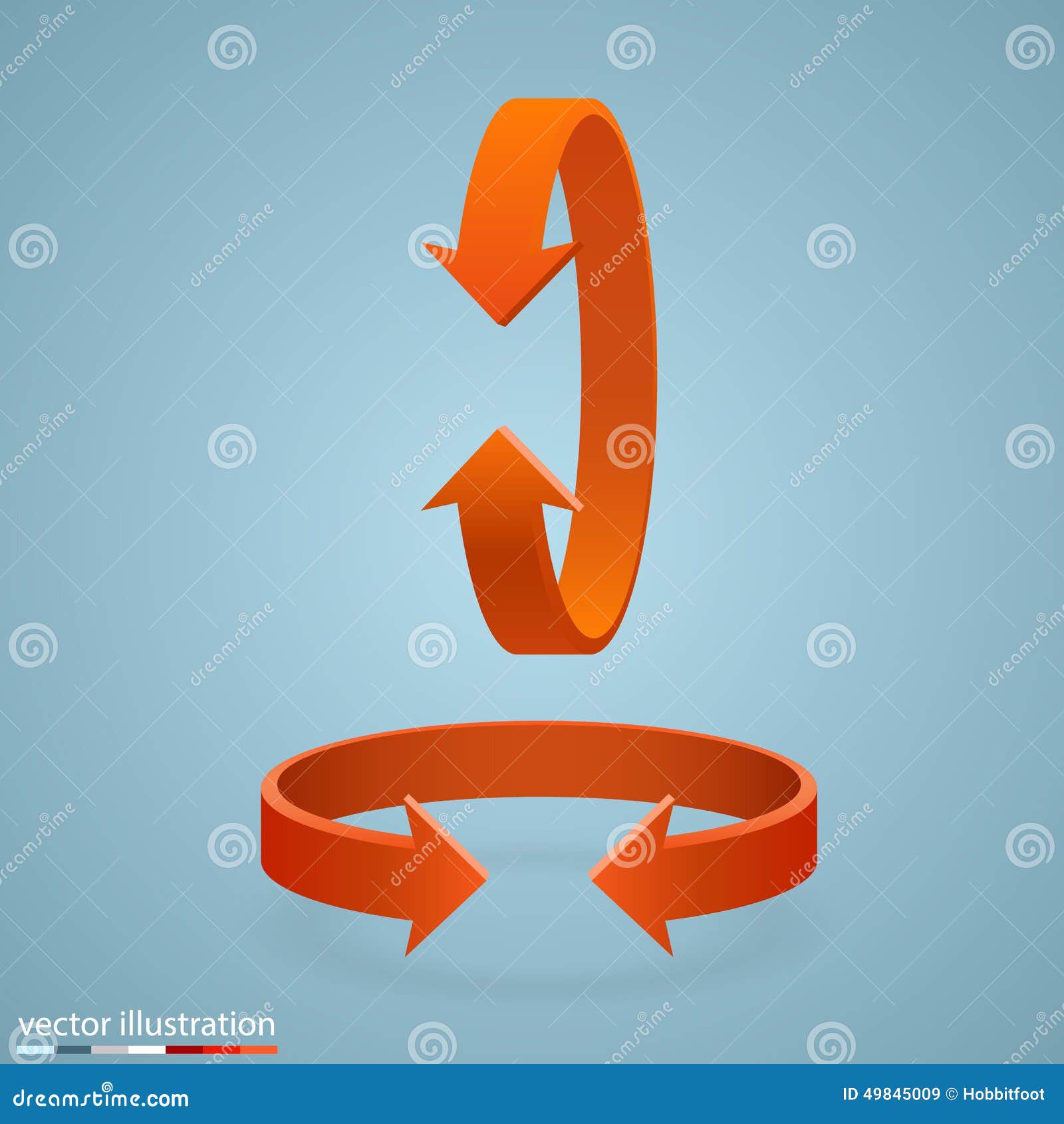 Arrow Rotation Icon In Comic Style. Sync Action Cartoon Vector ...