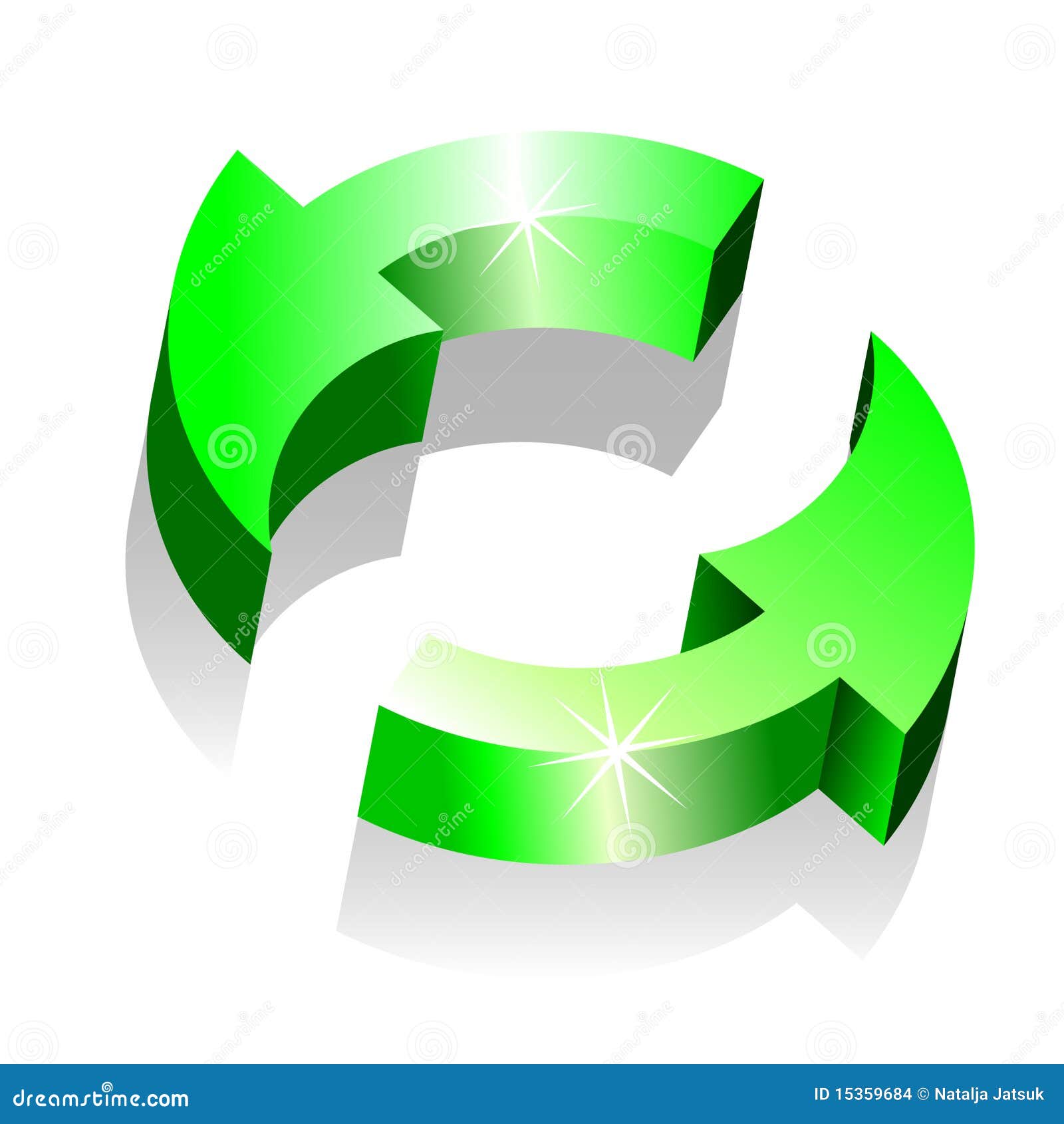 Arrow with shadow. stock vector. Illustration of painting - 15359684