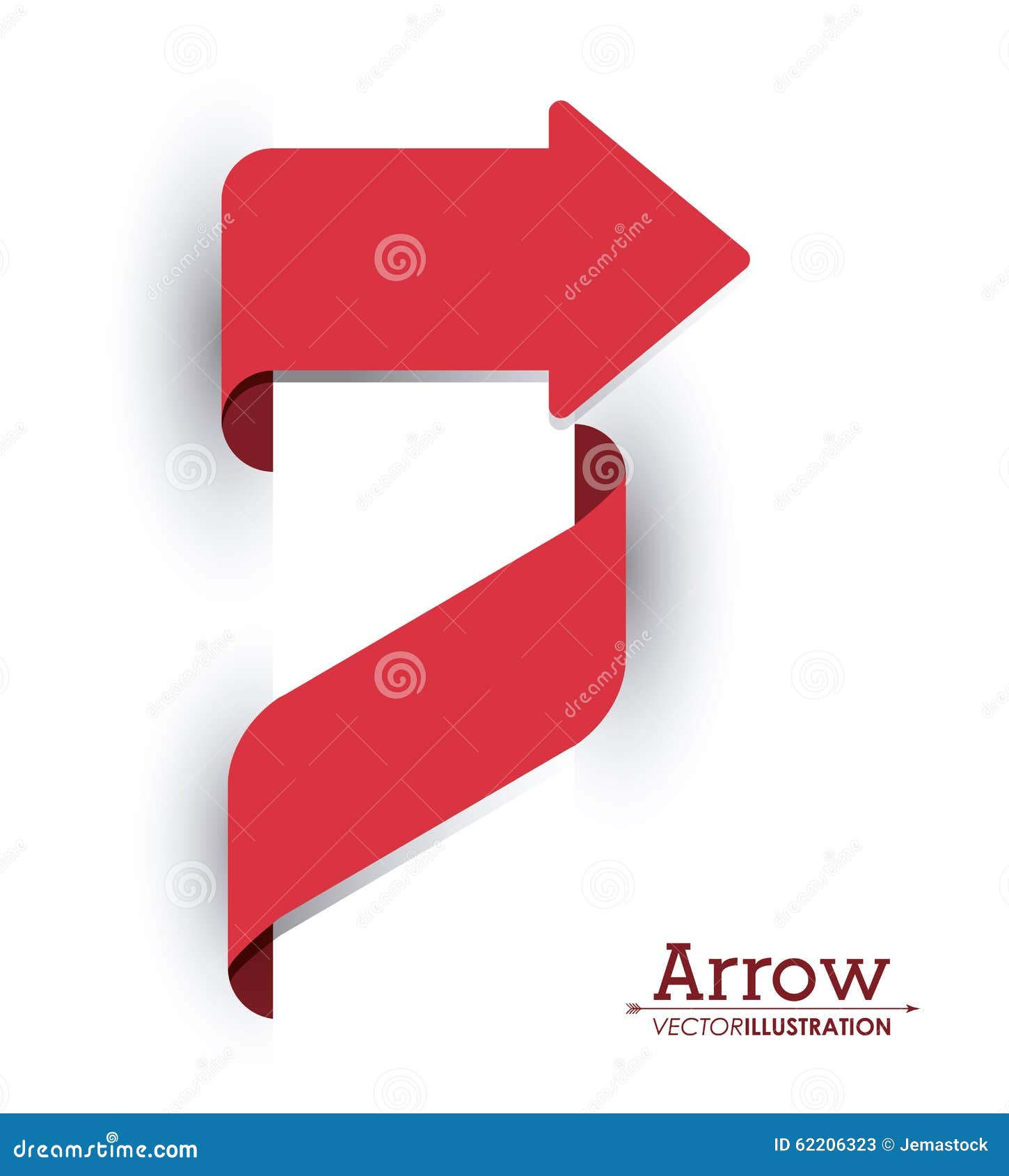 Arrow shape design stock vector. Illustration of decoration - 62206323