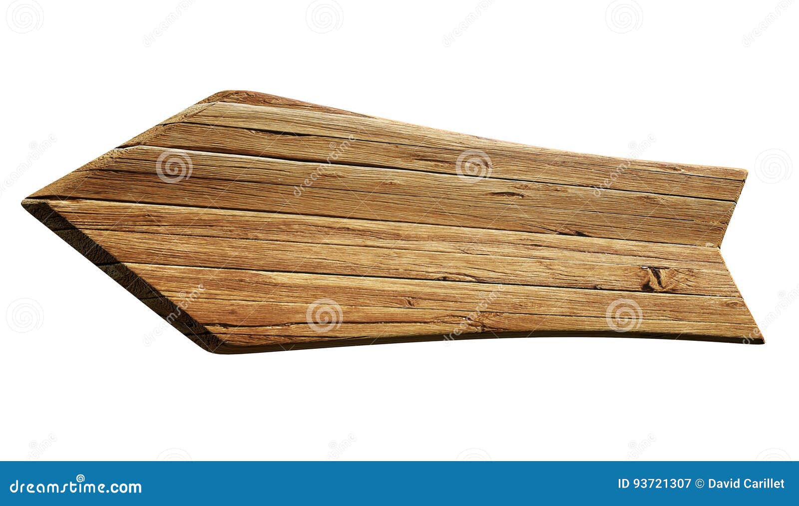 Arrow Shaped Advertising Sign Board Background with Wood Texture ...