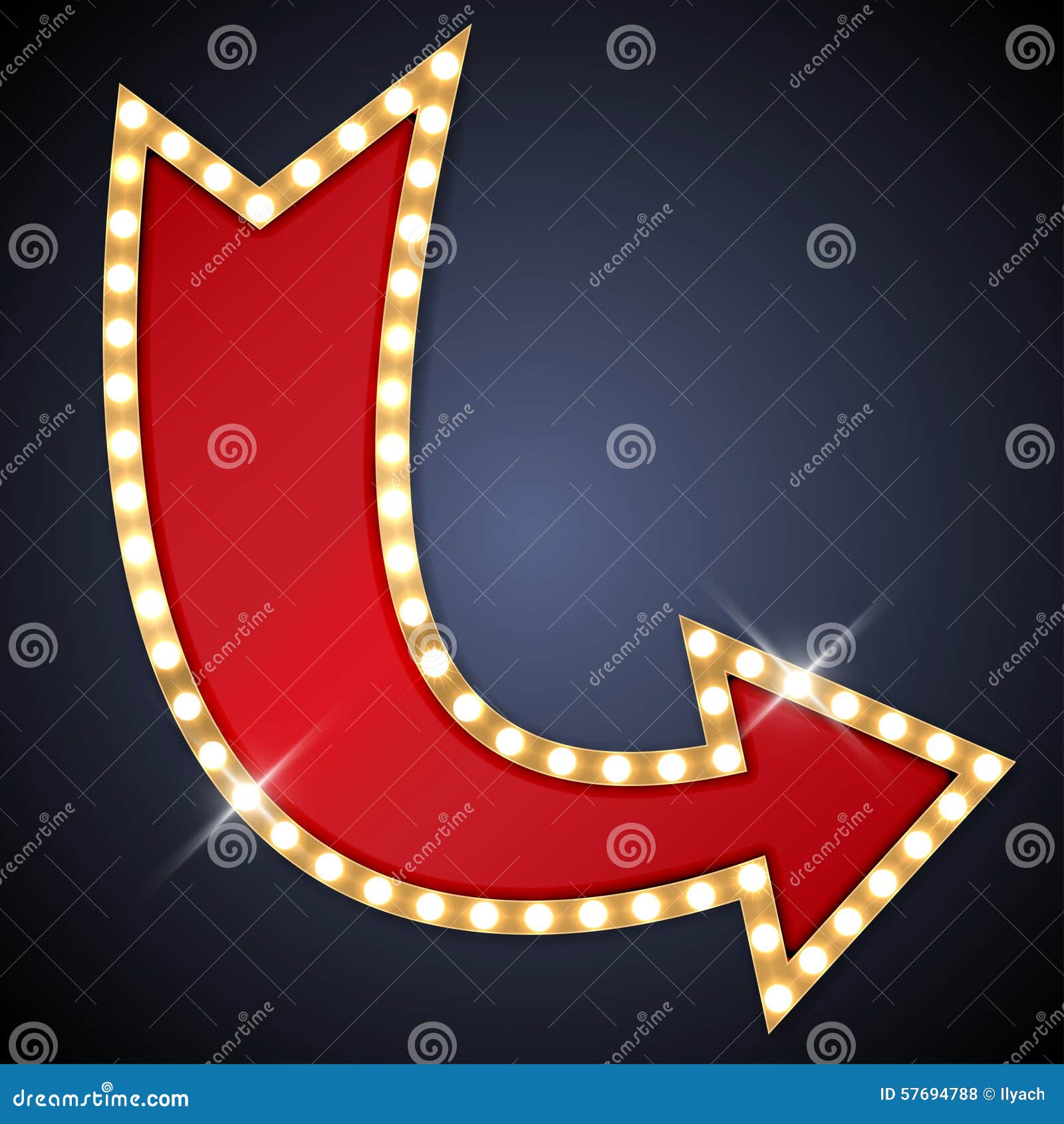 Arrow Shaped Signs in Retro Style Stock Vector - Illustration of ...