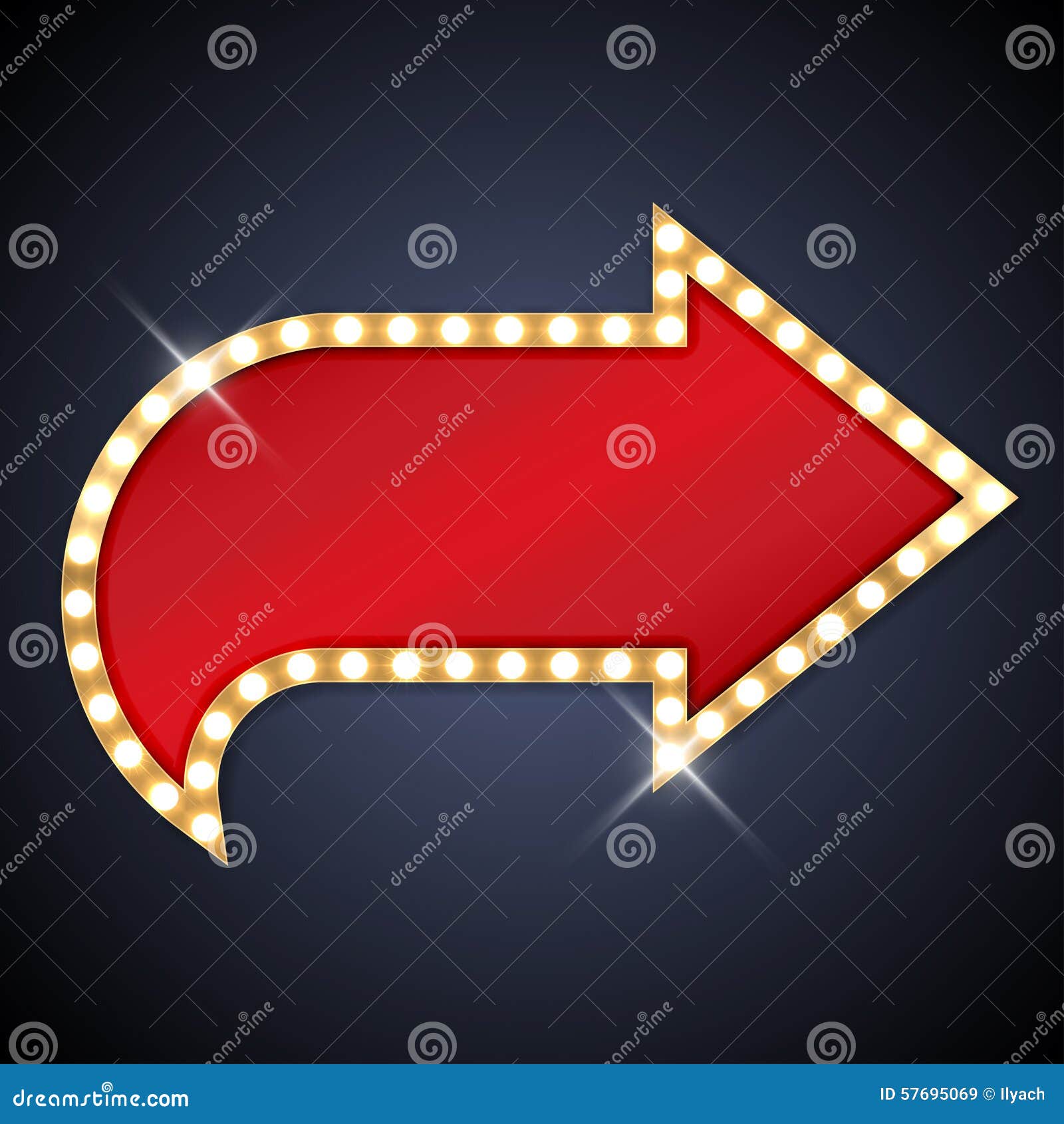 Arrow Shaped Signs in Retro Style Stock Vector - Illustration of ...