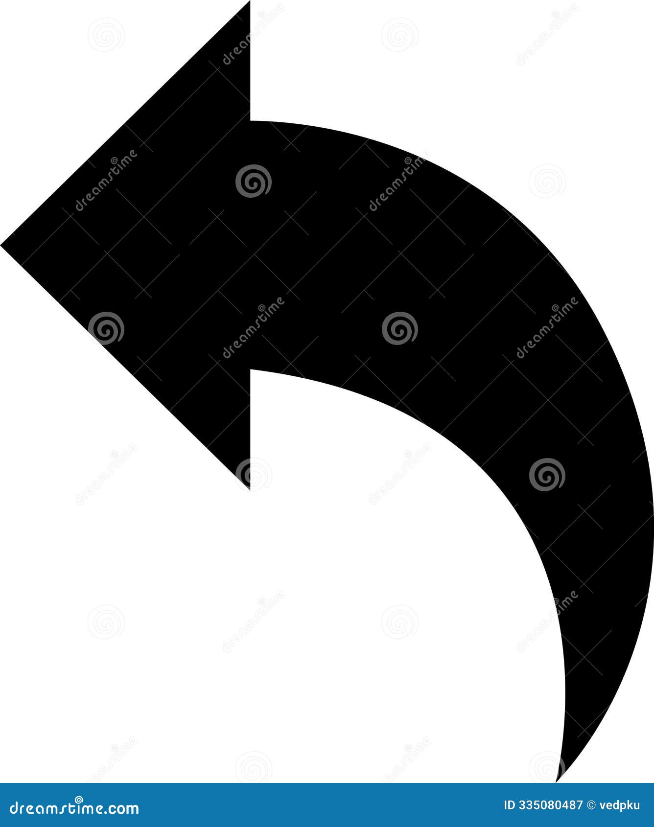 Arrow Share Icon, Share Icon, Curved Arrow Sign, Bent Arrow Symbol ...