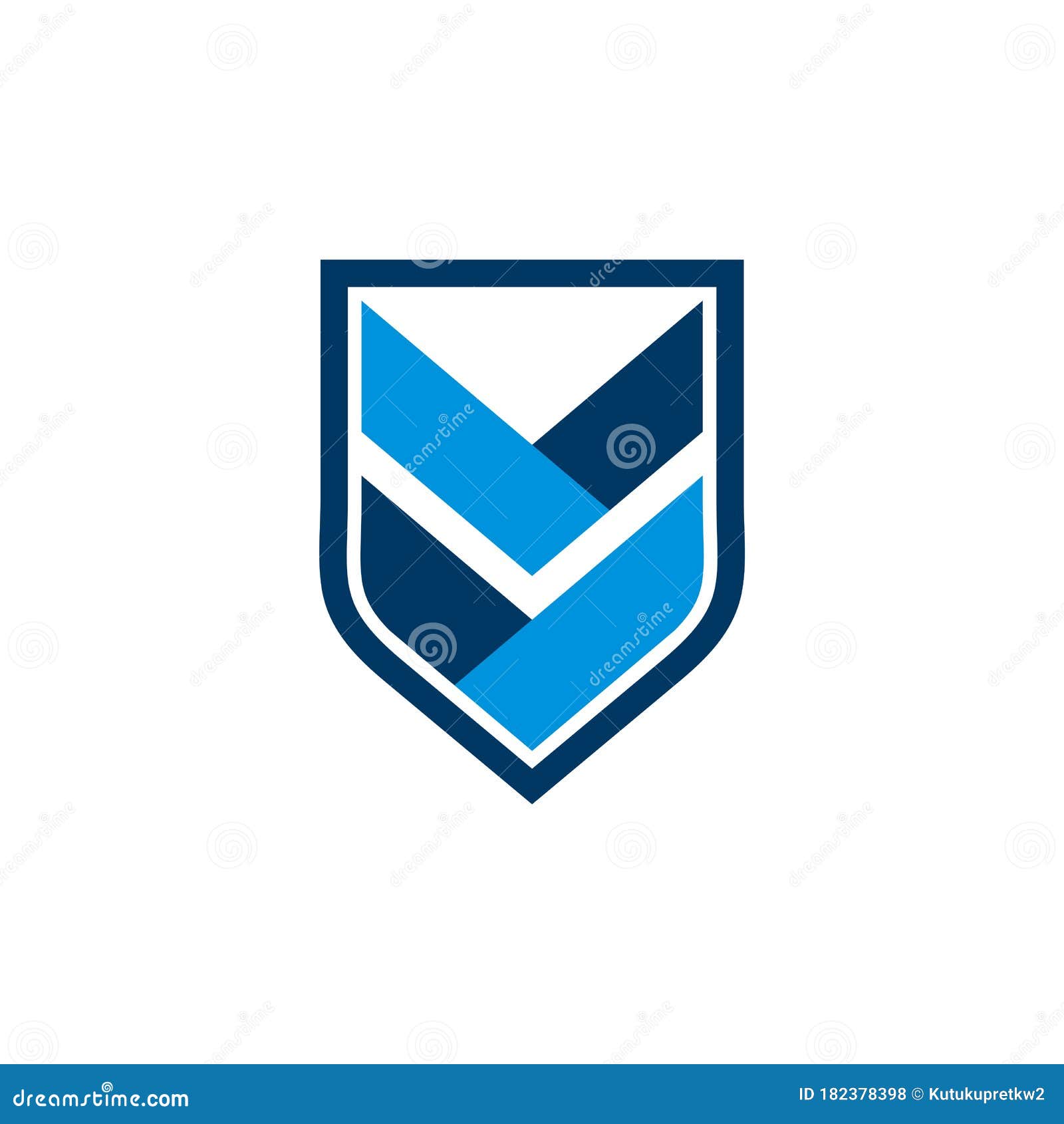 Arrow and Shield Logo Template Illustration Design. Vector EPS 10 Stock ...