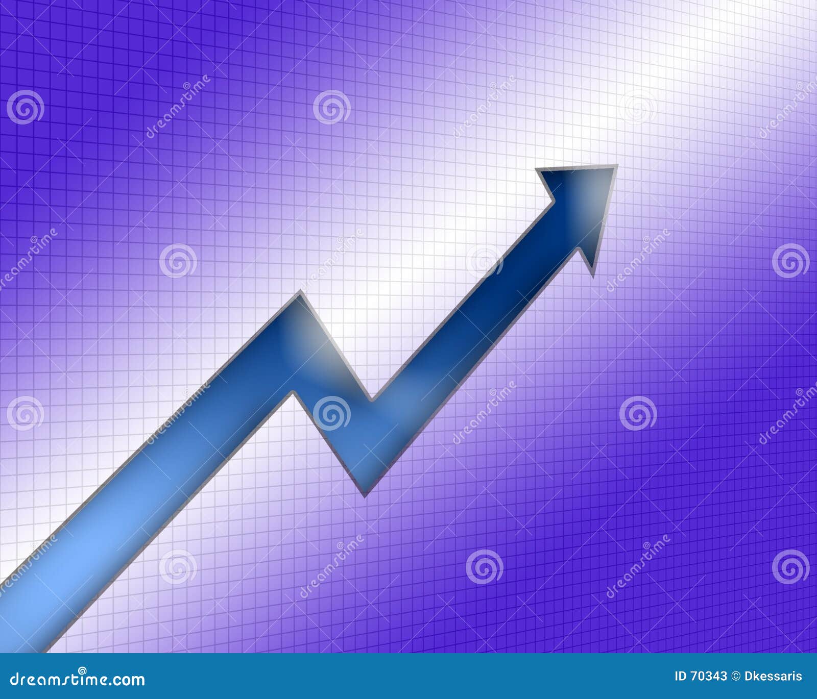 Arrow showing upwards stock illustration. Illustration of success - 70343