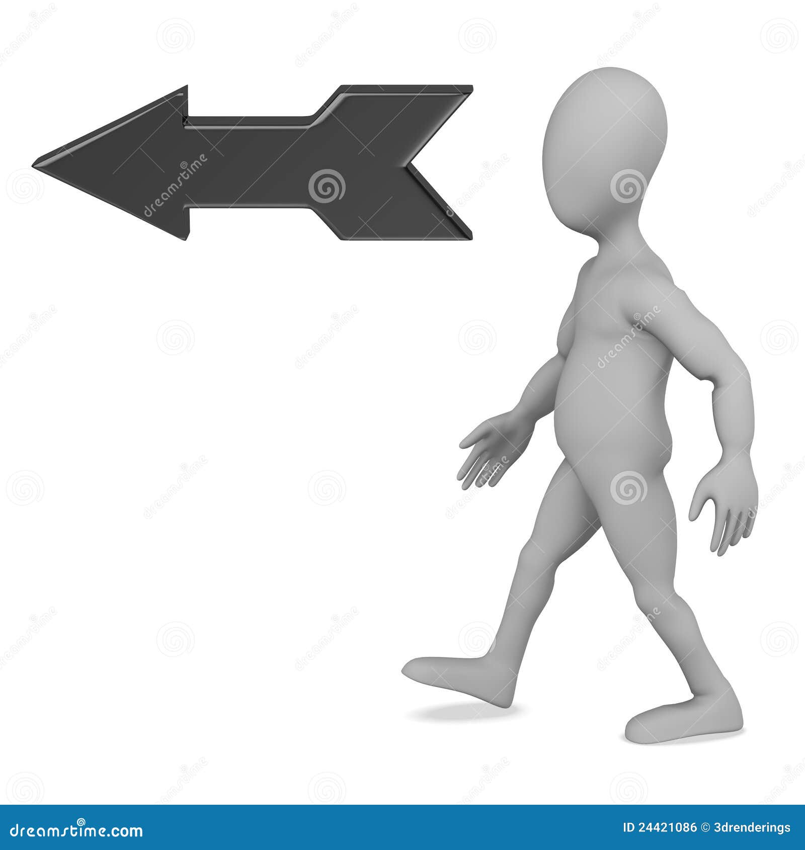 Arrow - shows way to go stock illustration. Illustration of stockie ...