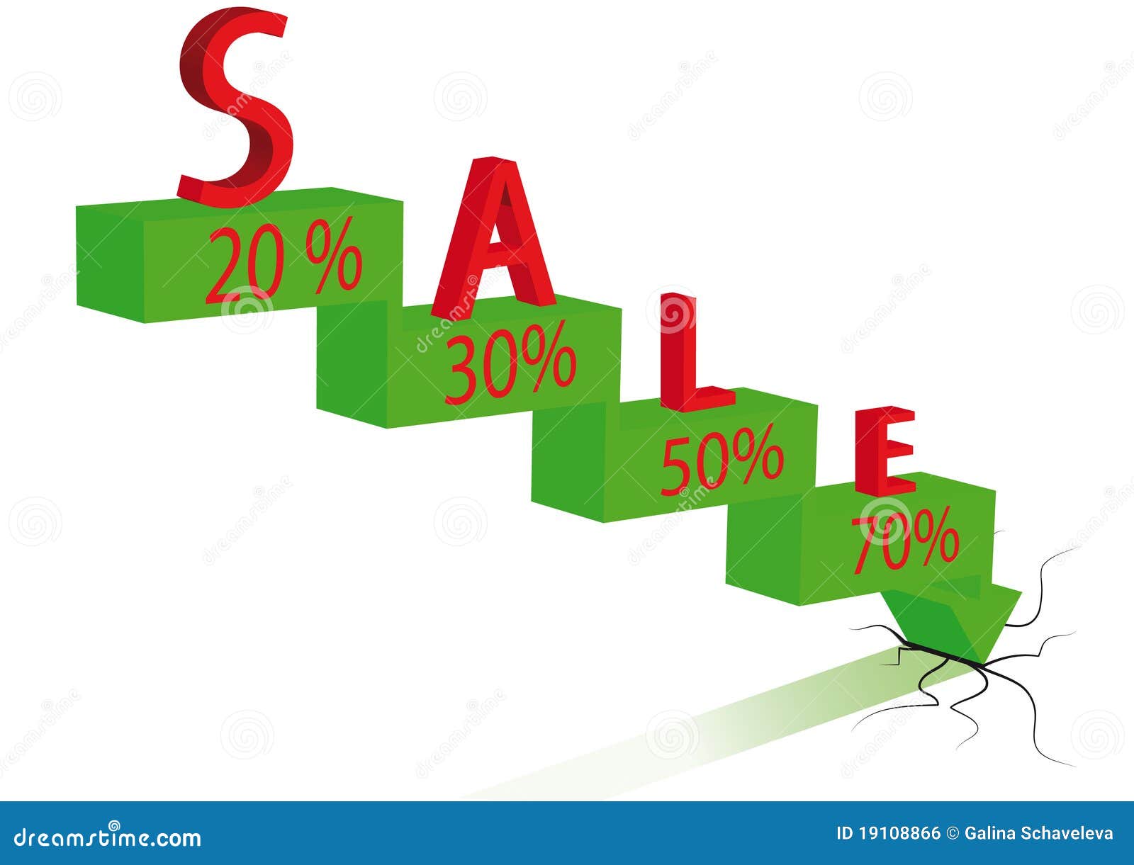Arrow Shows What Price on Fall 2 Stock Vector - Illustration of gold ...