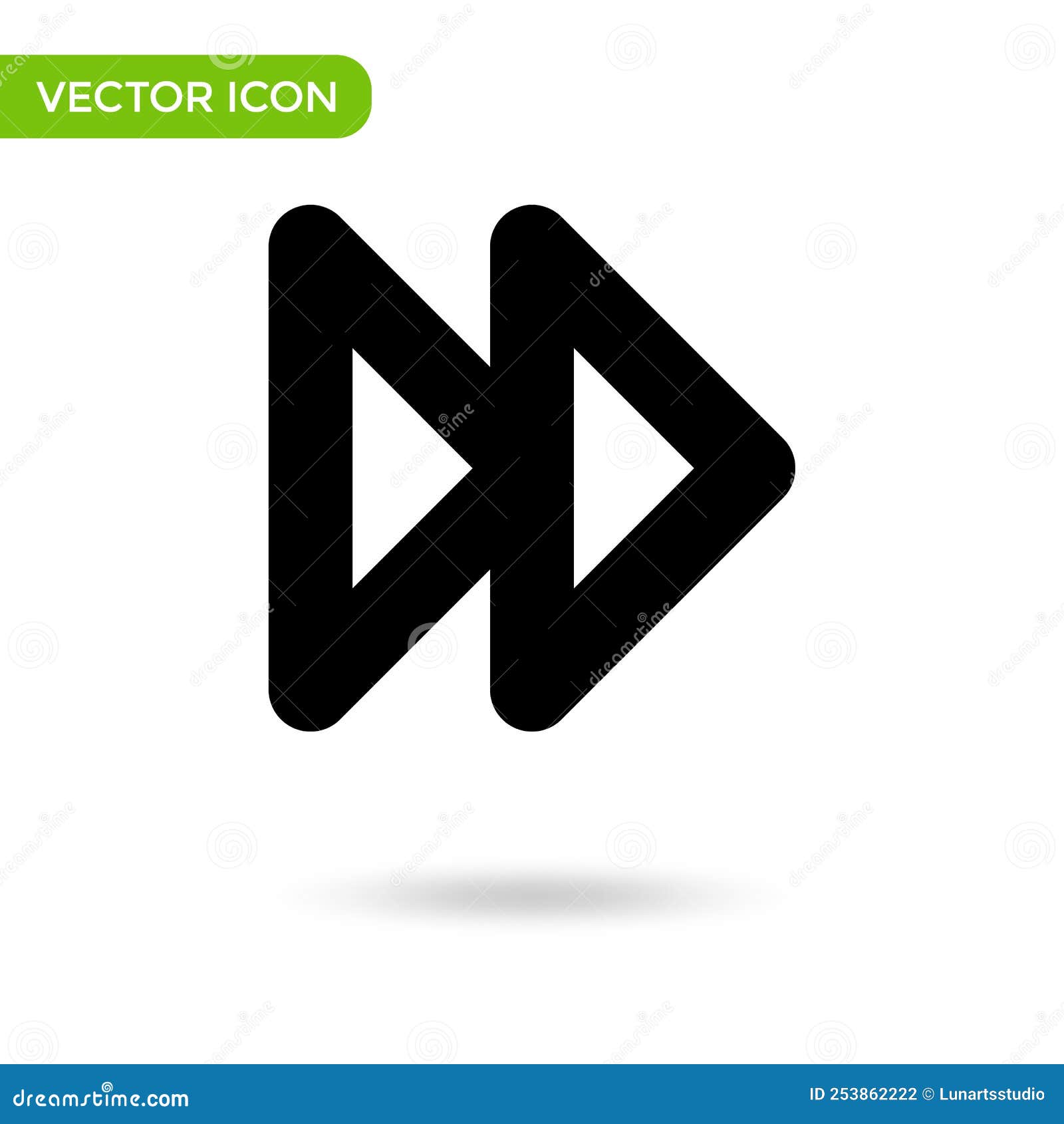 Arrow Side Icon. Minimal and Creative Icon Isolated on White Background ...