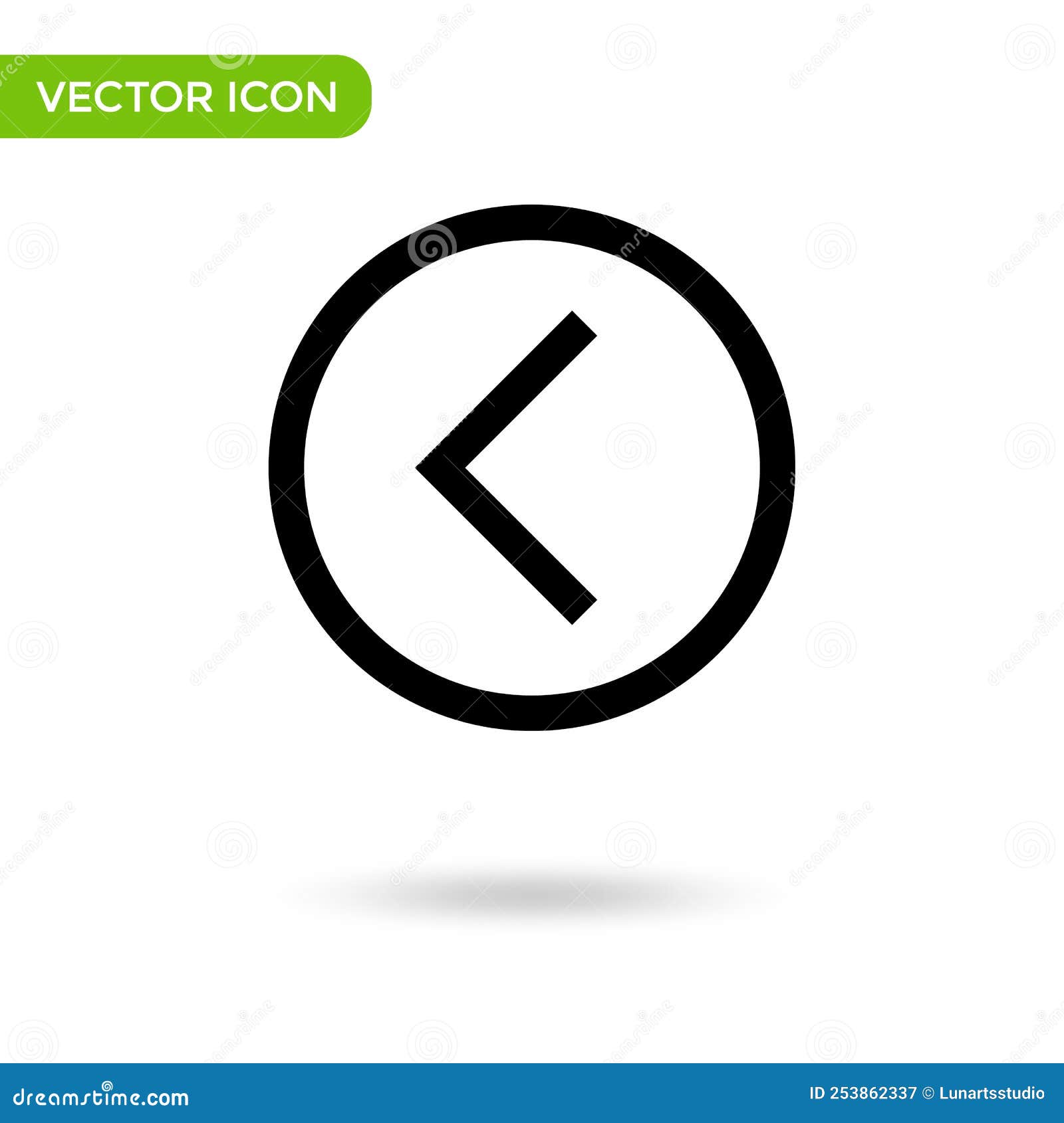 Arrow Side Icon. Minimal and Creative Icon Isolated on White Background ...