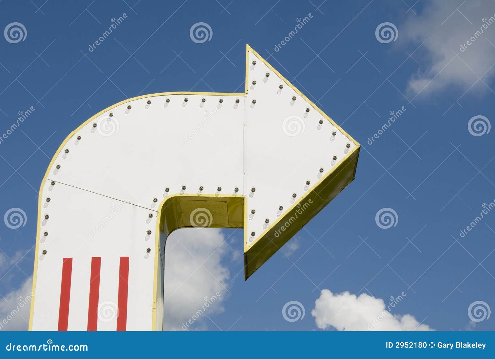 Arrow Sign stock photo. Image of fascia, area, sign, shadow - 2952180