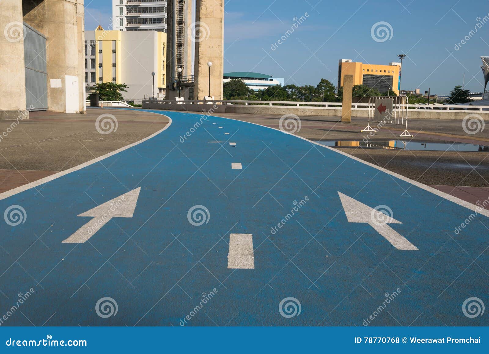 Arrow sign stock photo. Image of background, sign, intersection - 78770768