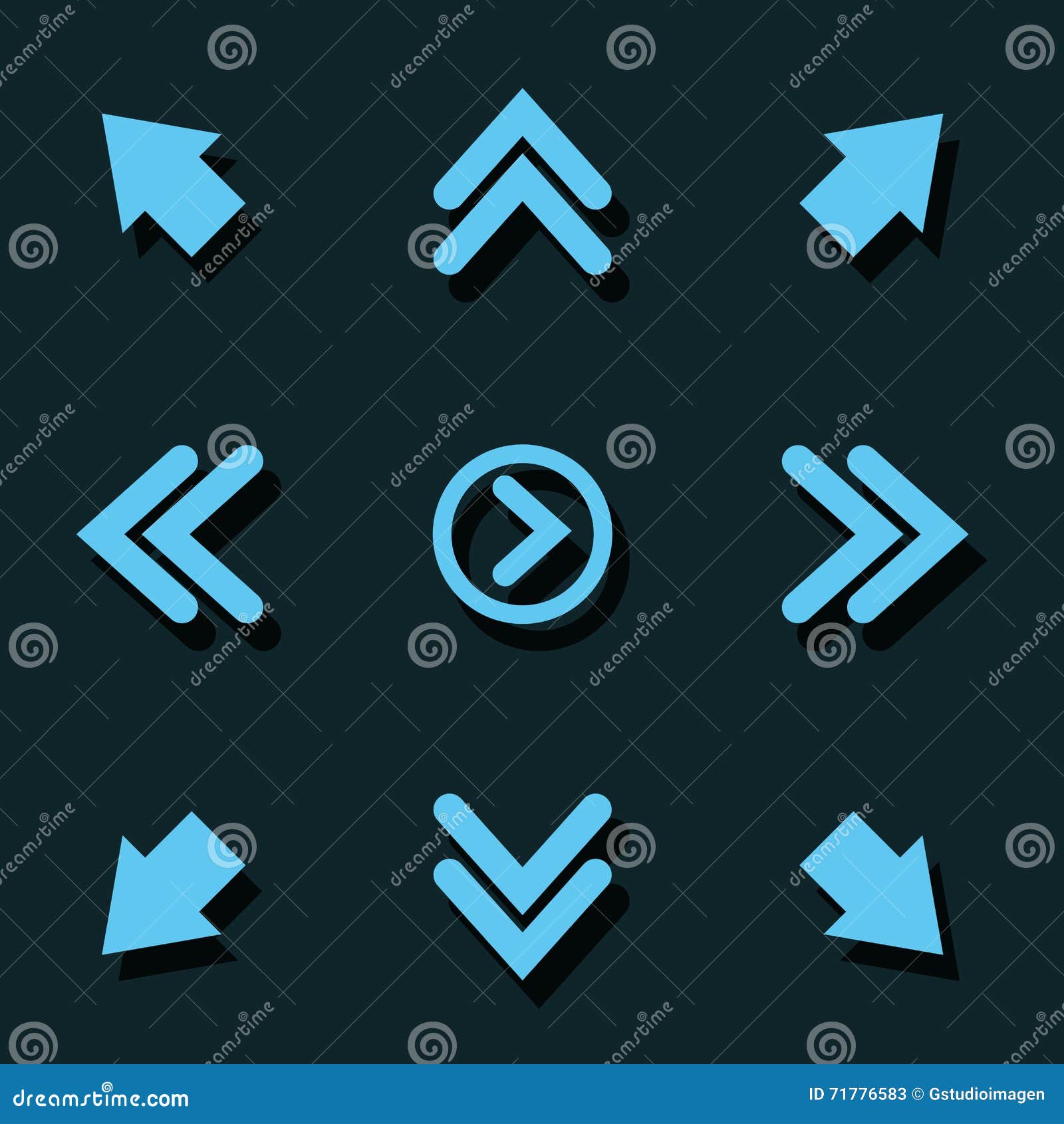 Arrow sign design stock illustration. Illustration of digital - 71776583