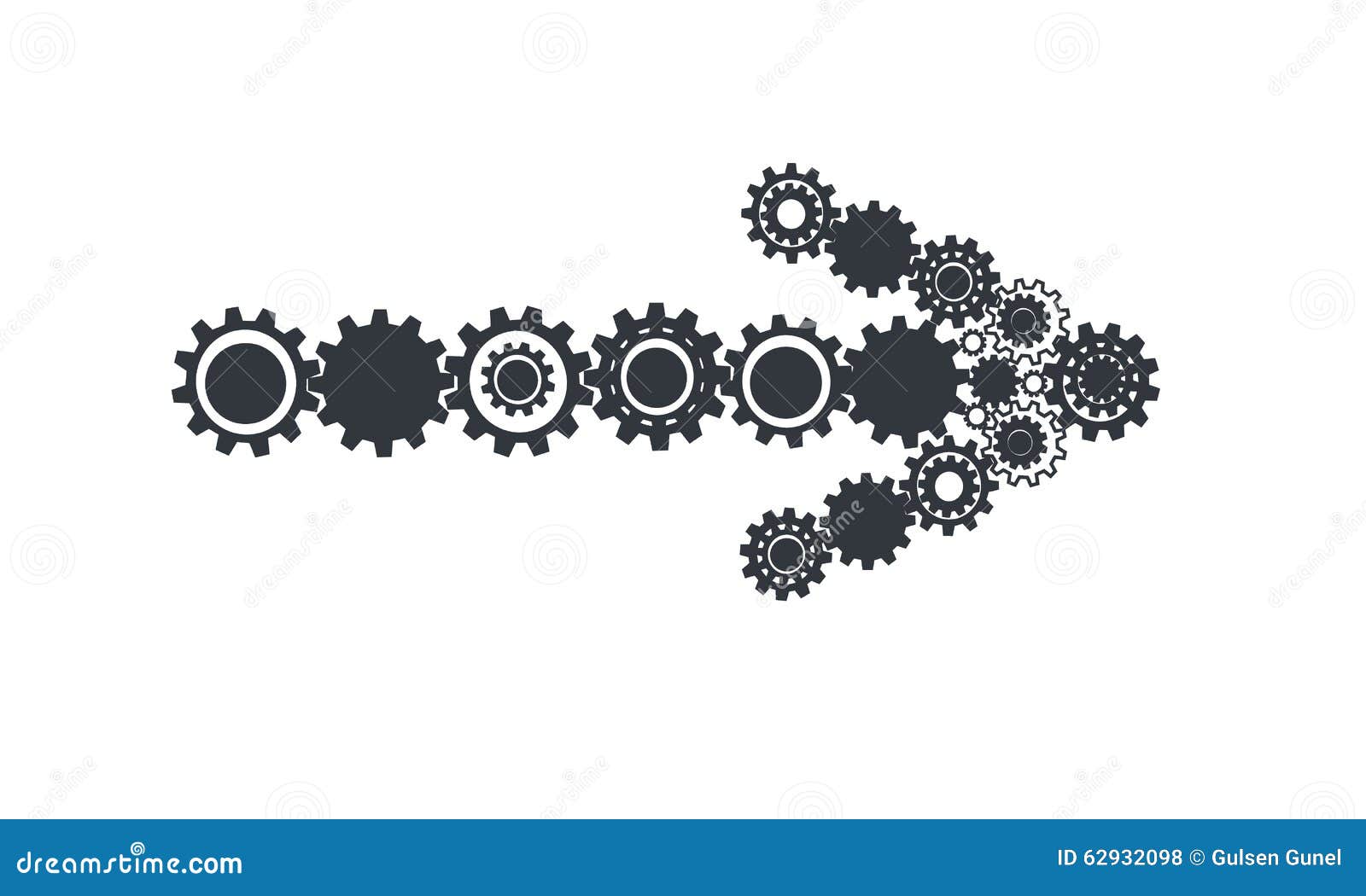 Gears - Vector Icons - Isolated On Transparent Background ...