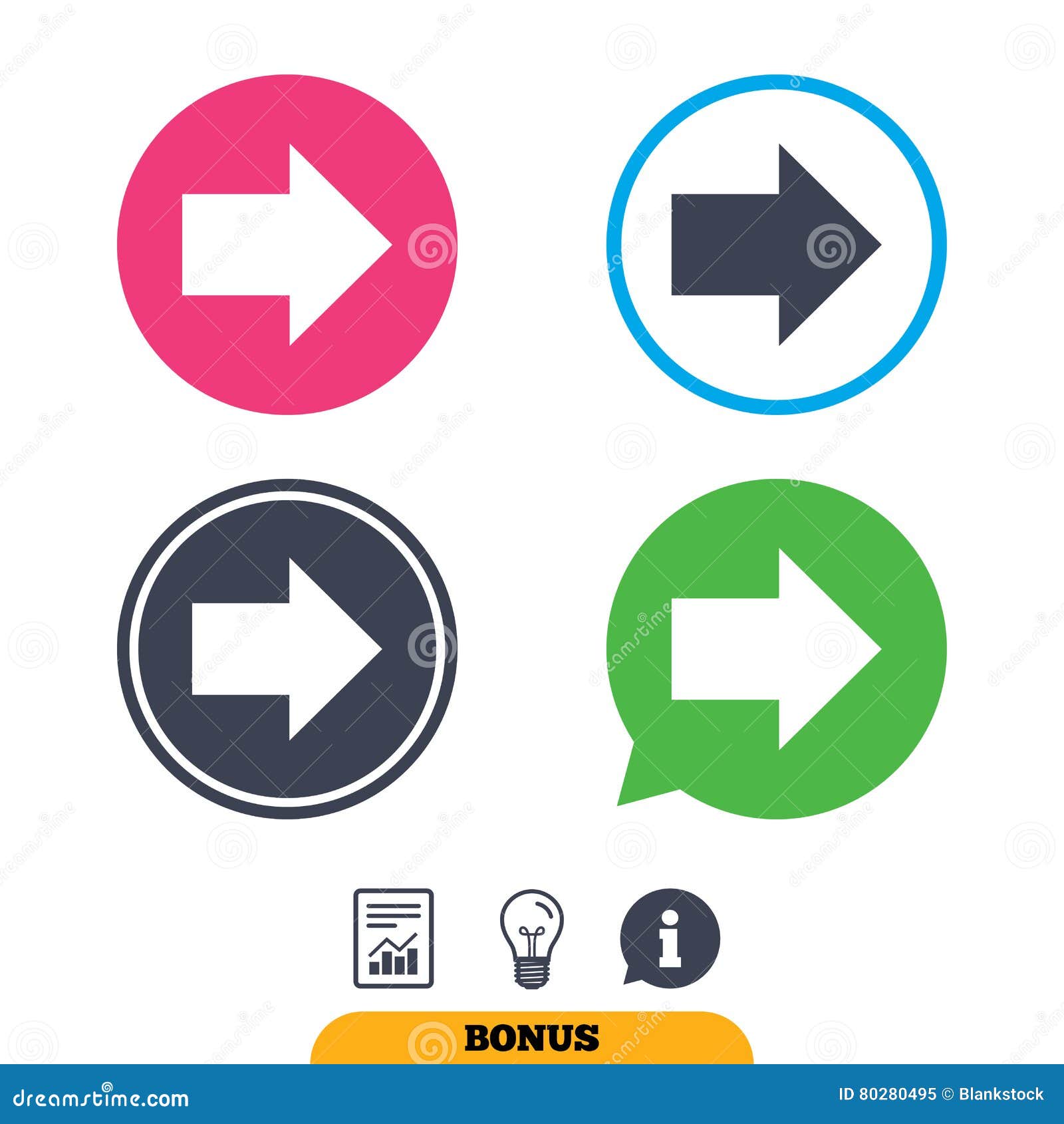 Arrow Sign Icon. Next Button. Navigation Symbol Stock Vector ...