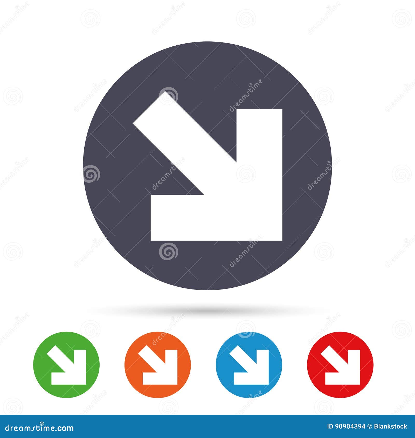 Arrow Sign Icon. Next Button. Navigation Symbol Stock Vector ...