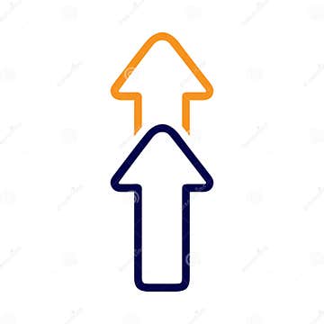 Arrow, Sign, Up Arrow, Side Arrow, Side Up Sign Icon Stock Vector ...