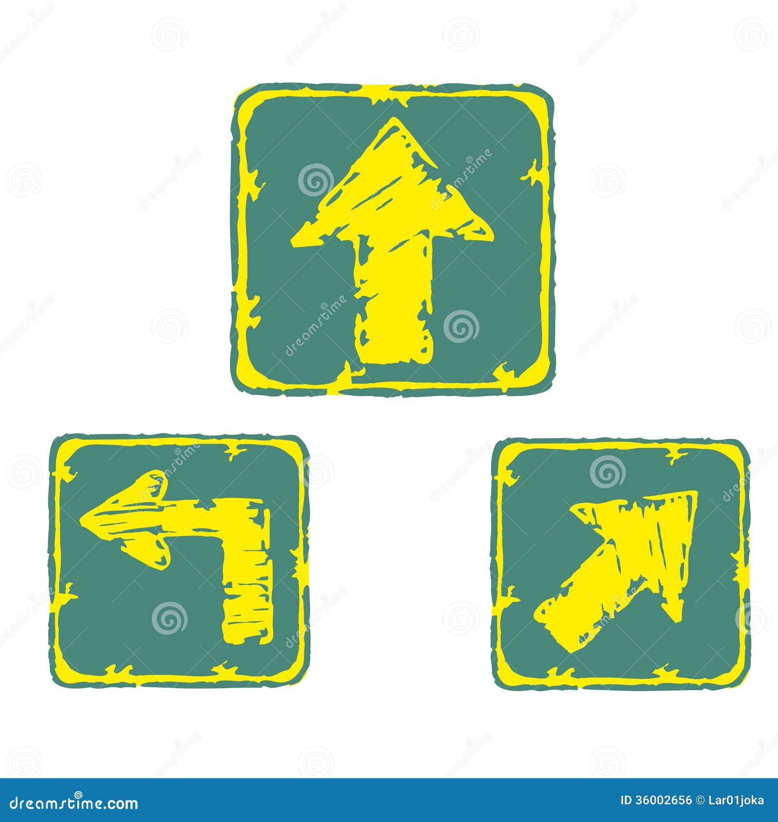 Arrow signals stock vector. Illustration of editable - 36002656