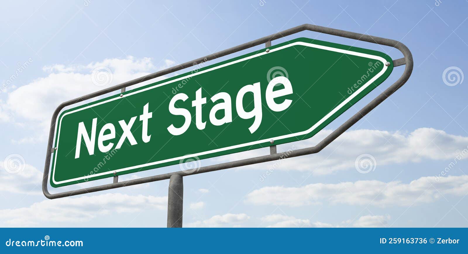 Arrow Signpost - Next Stage Arrow Signpost - Next Stage Stock Photo ...