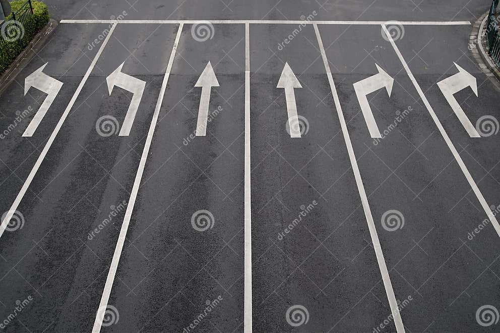 Arrow signs stock image. Image of concrete, signs, line - 15232725