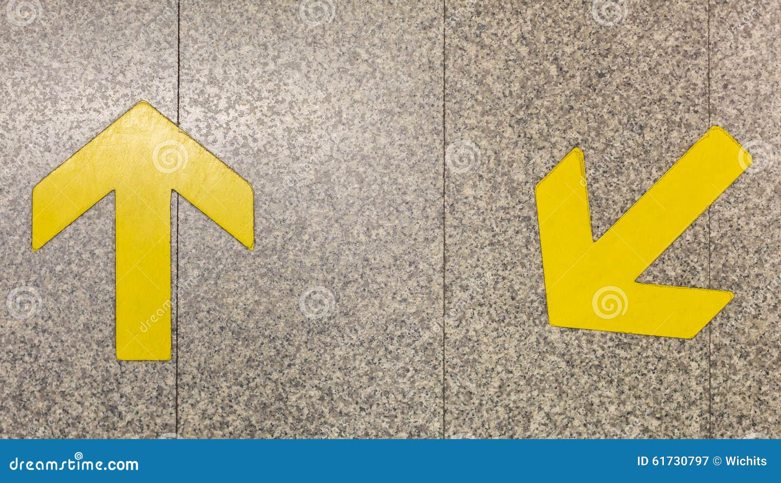 Arrow Signs Used To Guide the Direction Stock Image - Image of sign ...