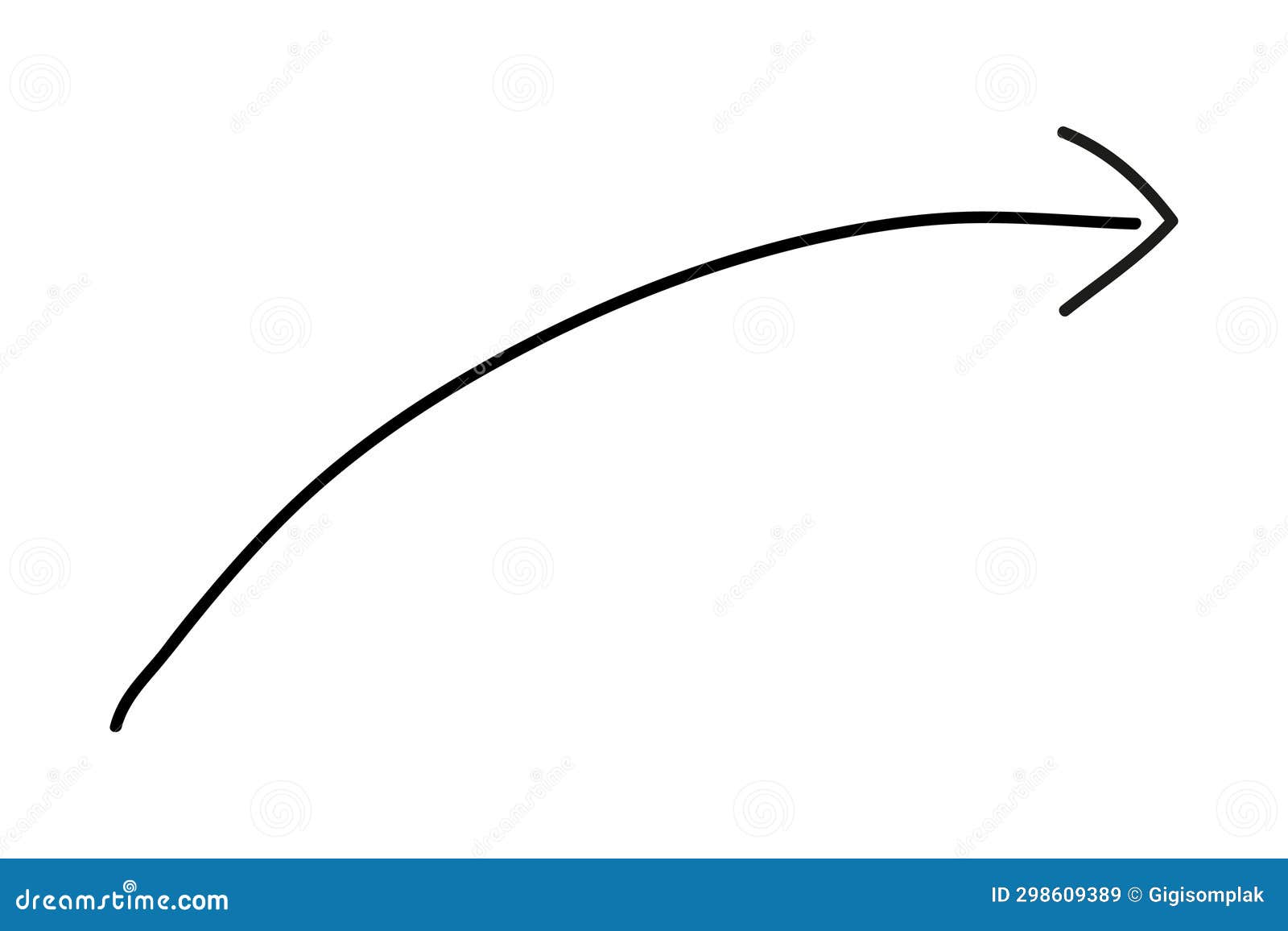 Arrow, Simple Vector Hand Draw Sketch Doodle Stock Vector ...