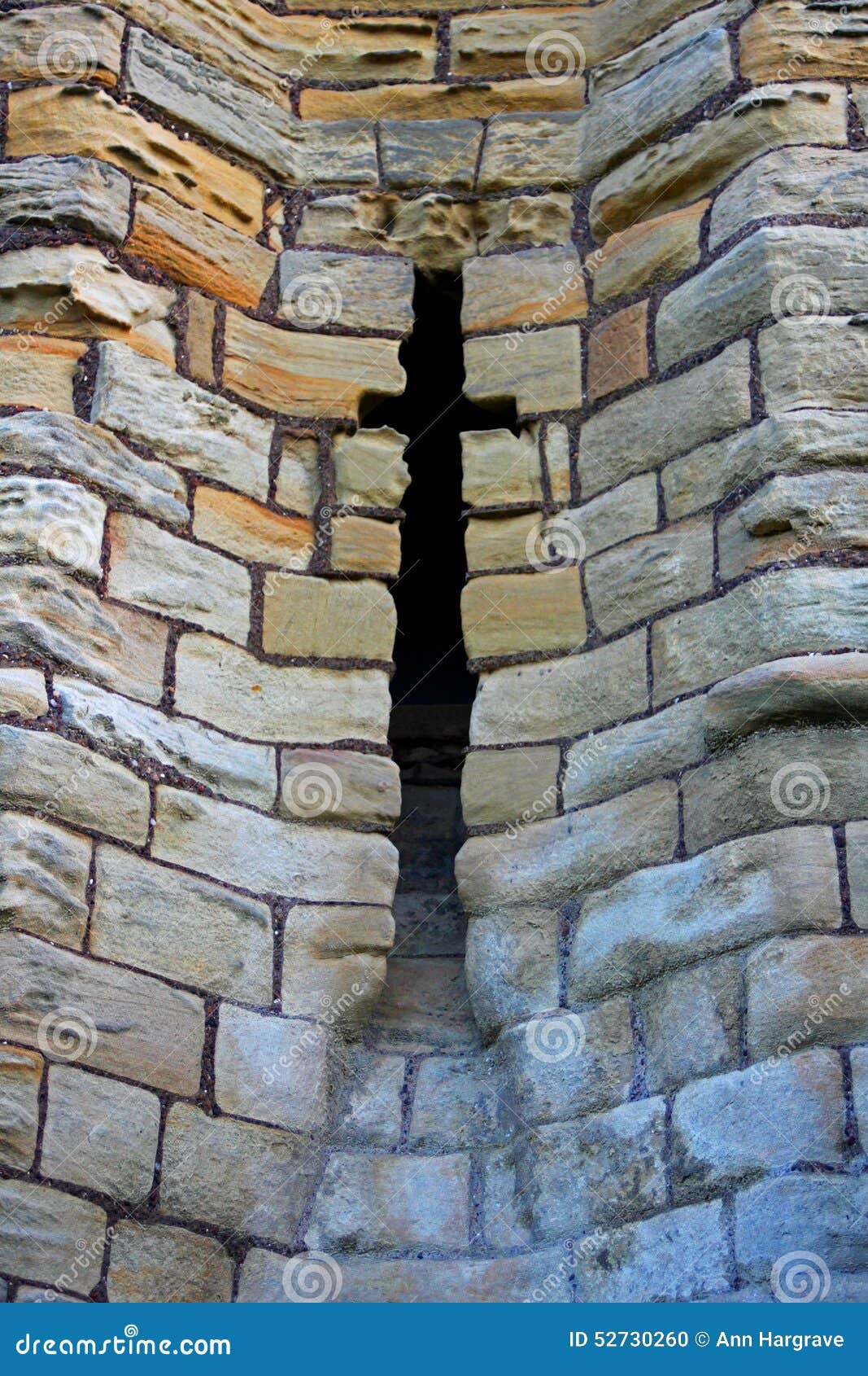 Arrow Slits, Medieval Castle. Stock Photo - Image of protection, single ...