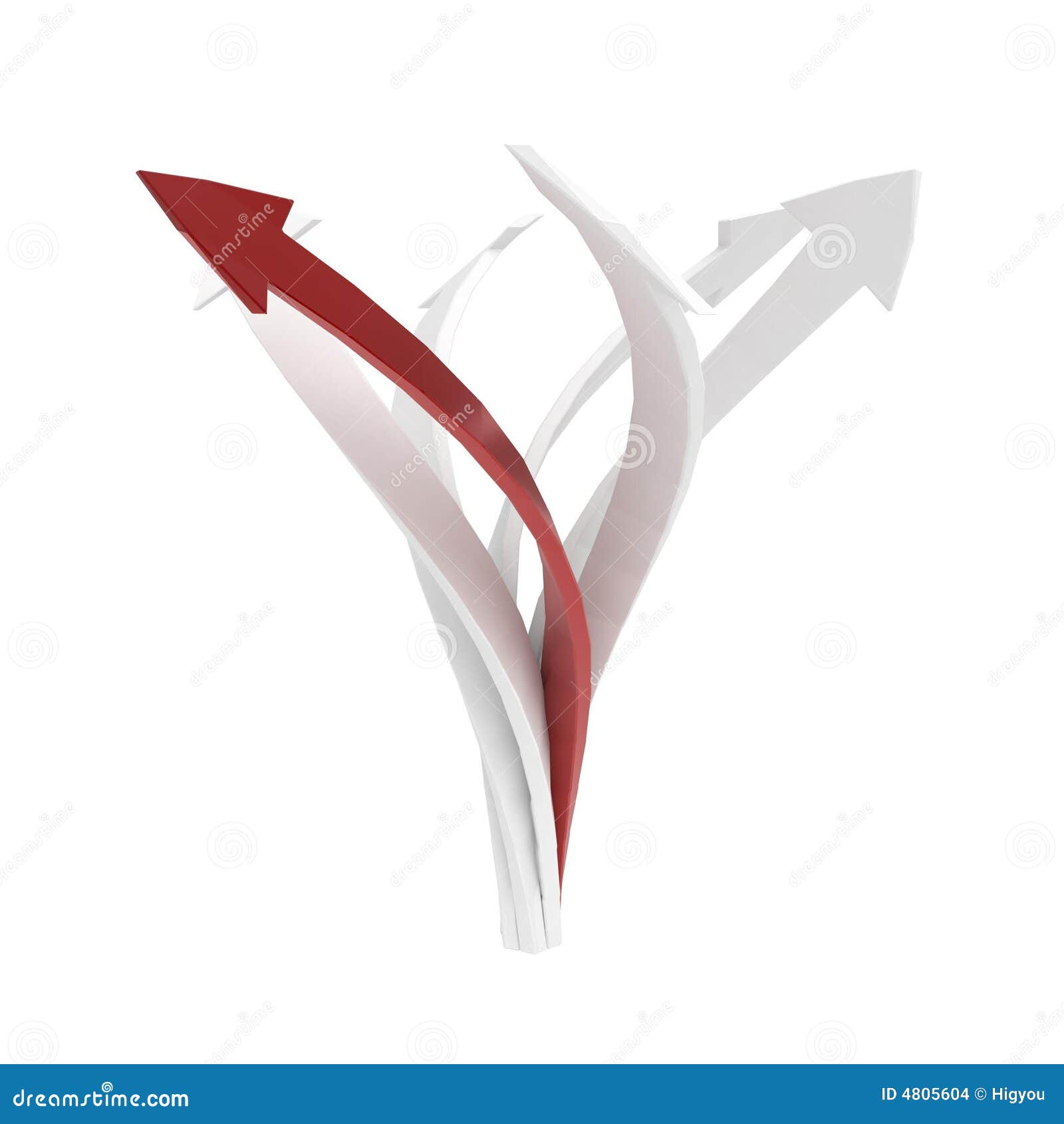 Arrow Spread stock illustration. Illustration of twisting - 4805604