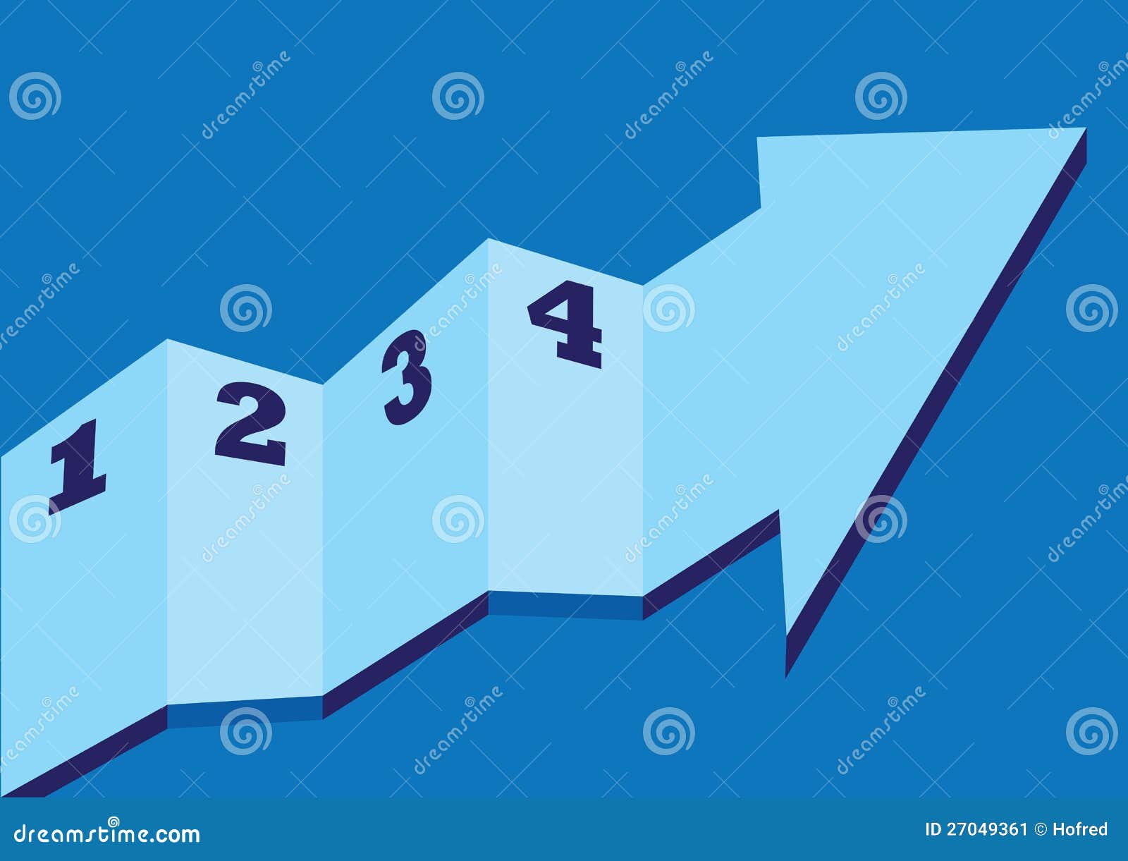 Arrow step-like design stock vector. Illustration of growth - 27049361