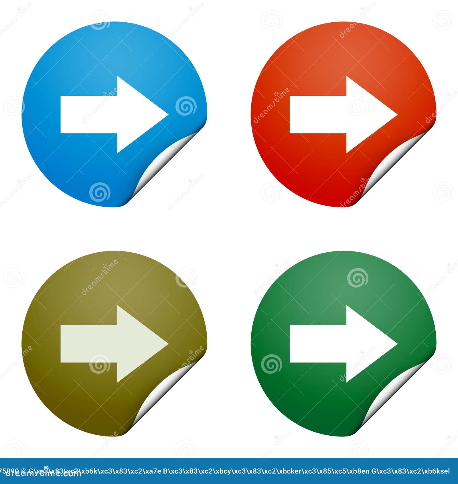 Arrow sticker stock illustration. Illustration of arrow - 3675090