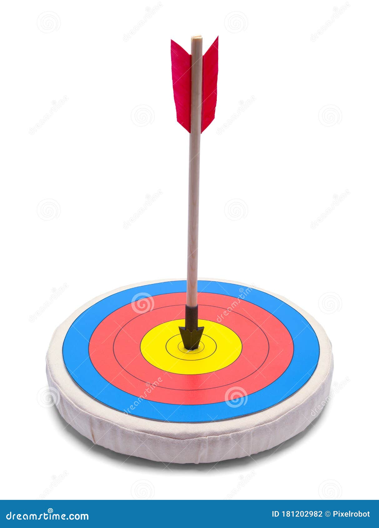 Arrow Stuck in Target stock photo. Image of arrow, circle - 181202982