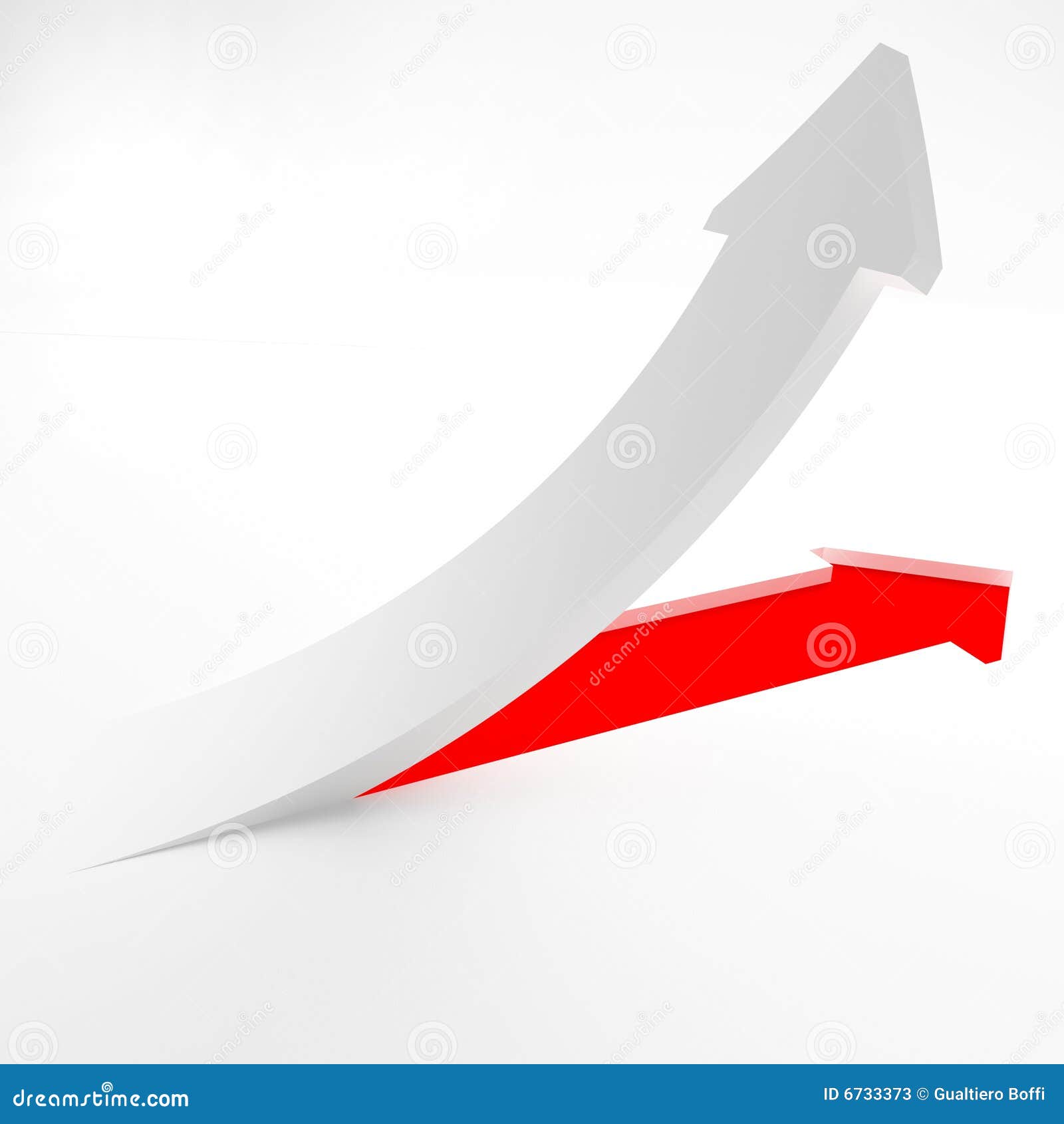 Arrow of success stock illustration. Illustration of concept - 6733373