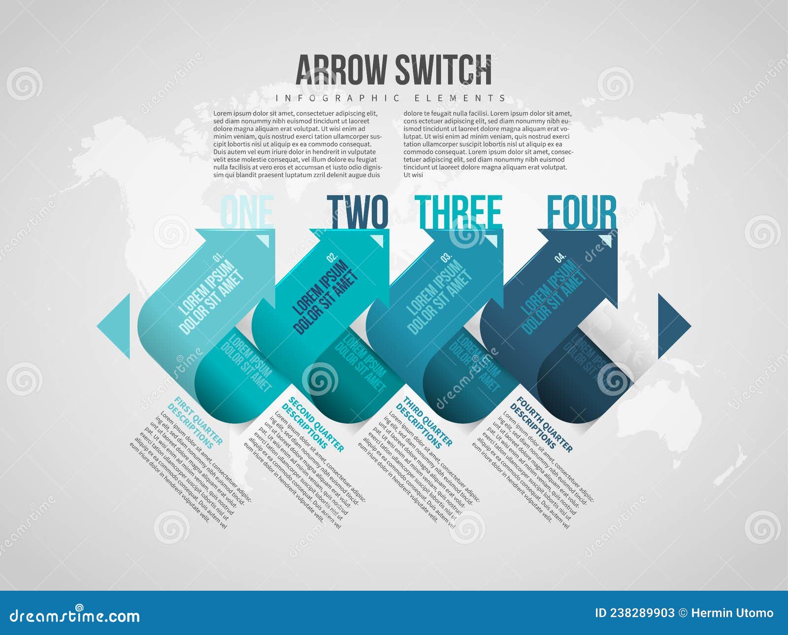 Arrow Switch Infographic stock vector. Illustration of performance ...