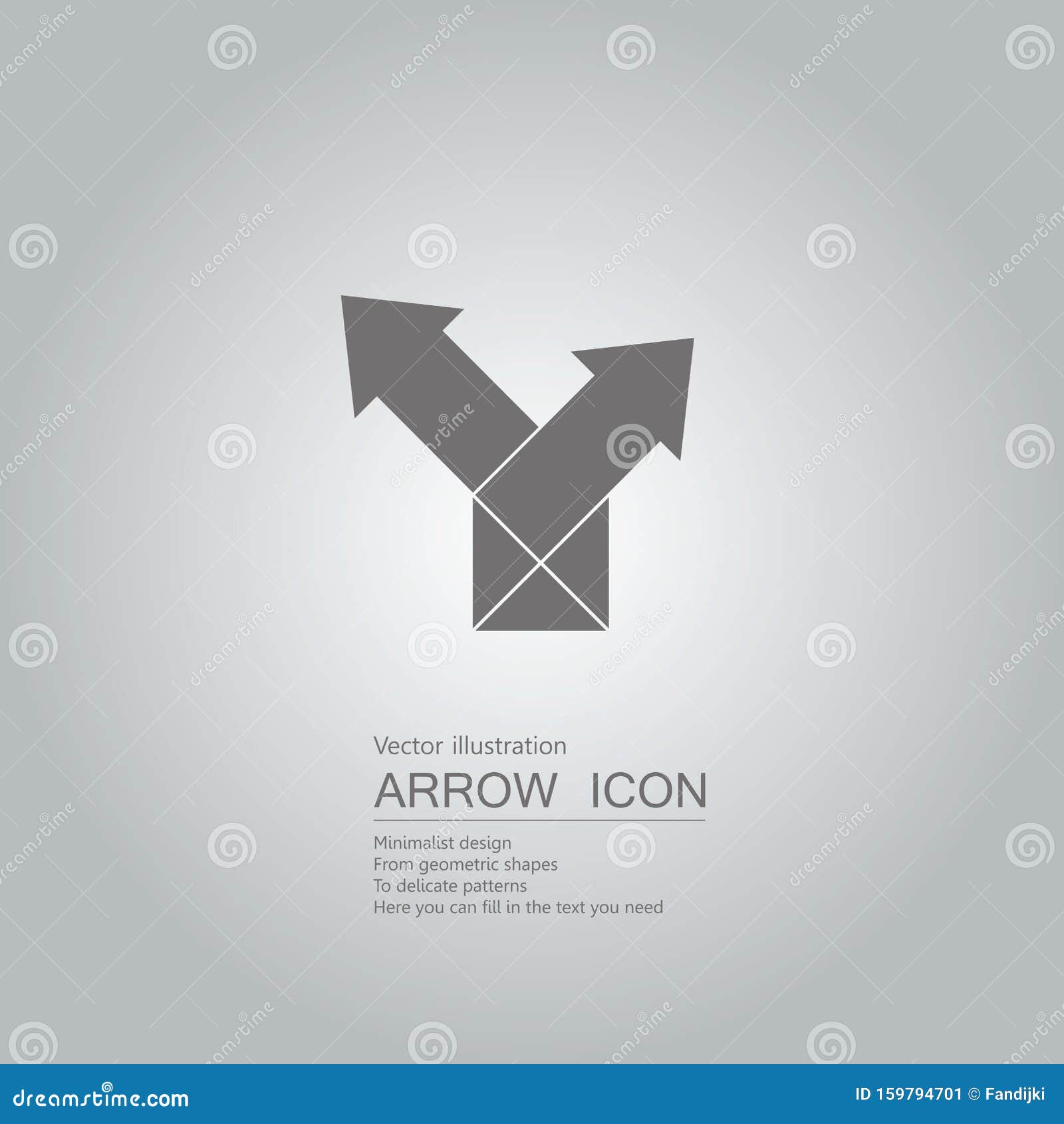 Arrow symbol design. stock vector. Illustration of arrow - 159794701