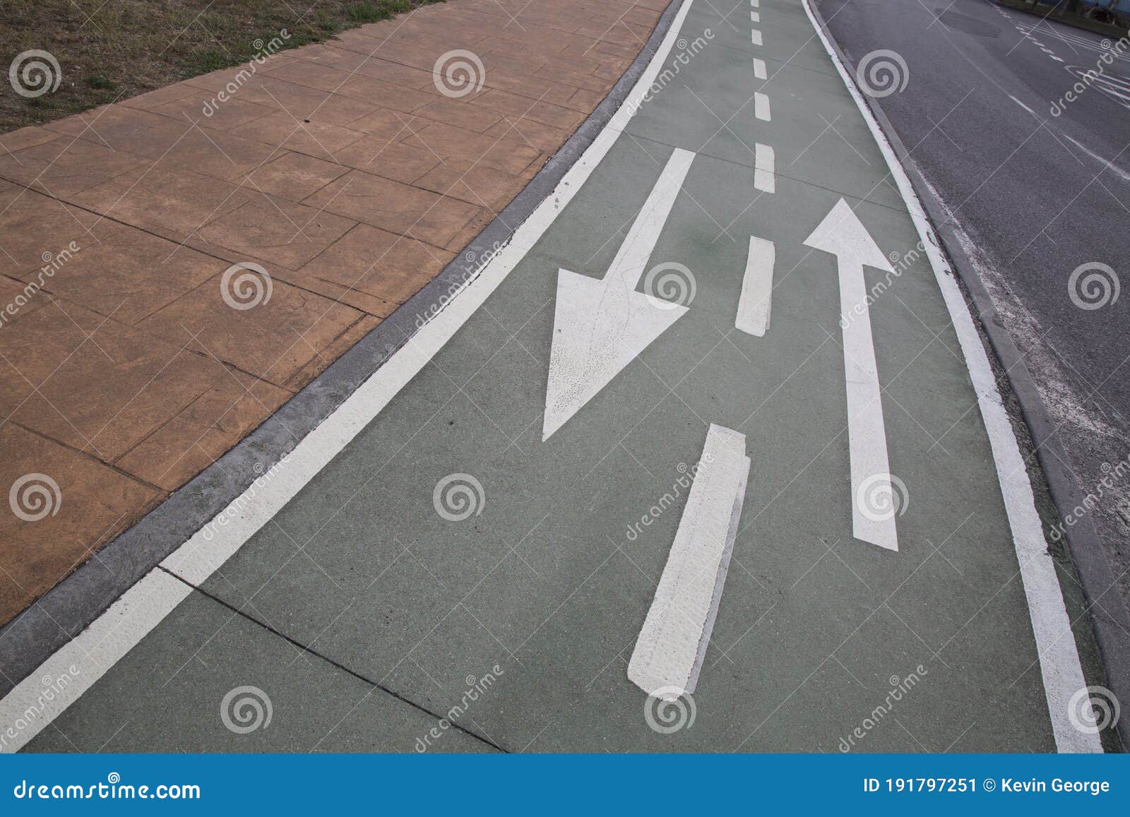 Arrow Symbols on Path stock image. Image of symbols - 191797251